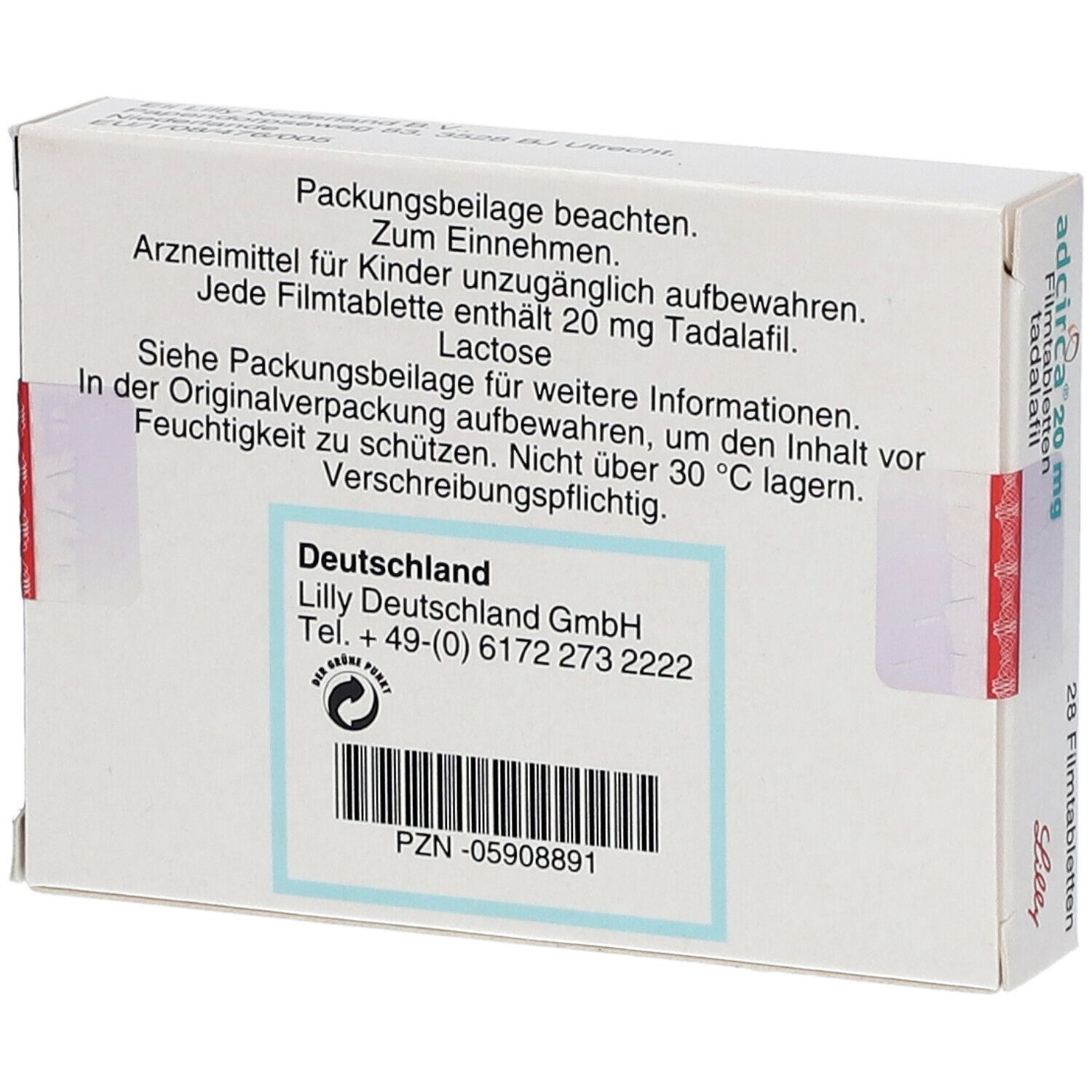 adcirca® 20 mg 28 St - shop-apotheke.com