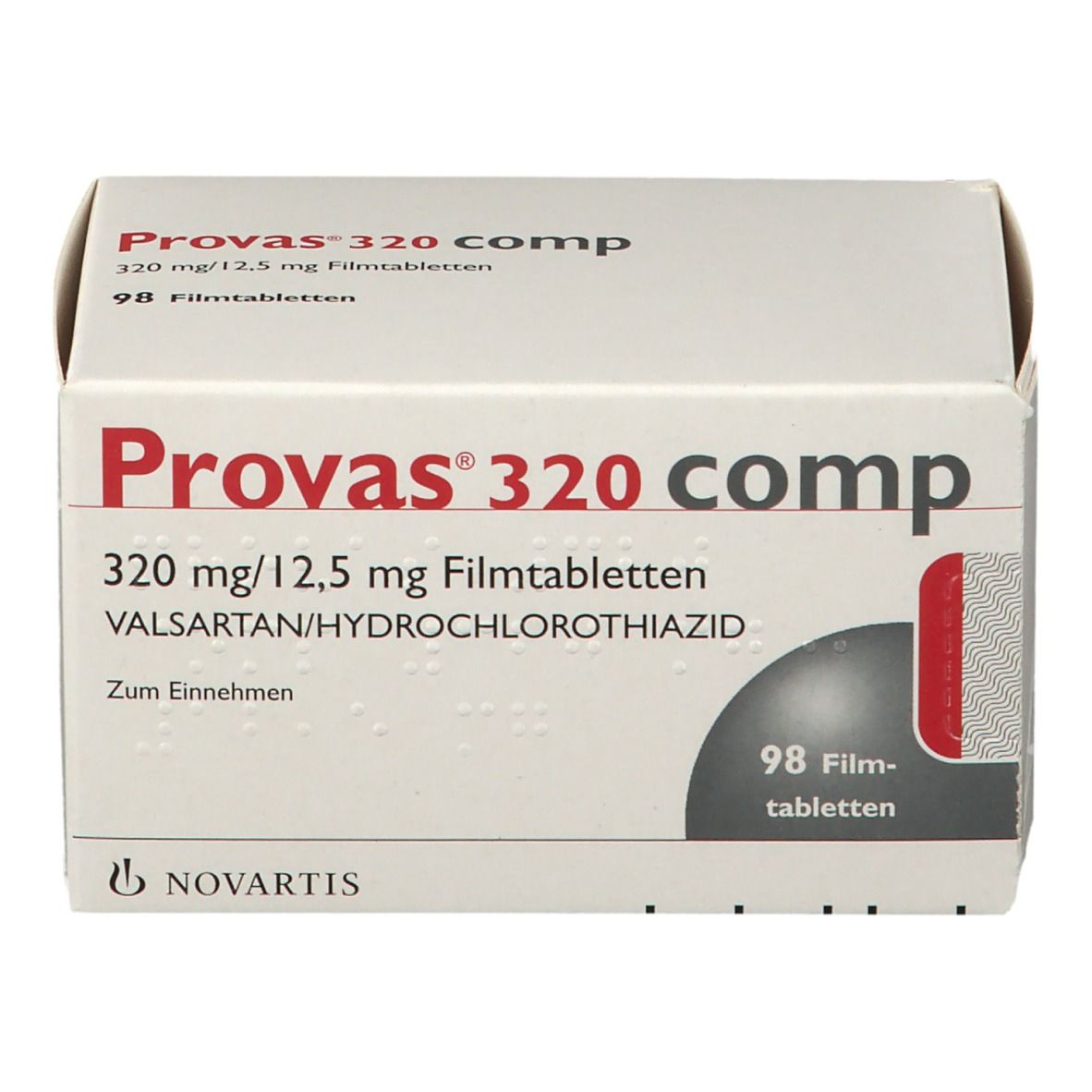 Provas® 320 comp 320 mg/12,5 mg 98 St mit dem E-Rezept kaufen - Shop ...