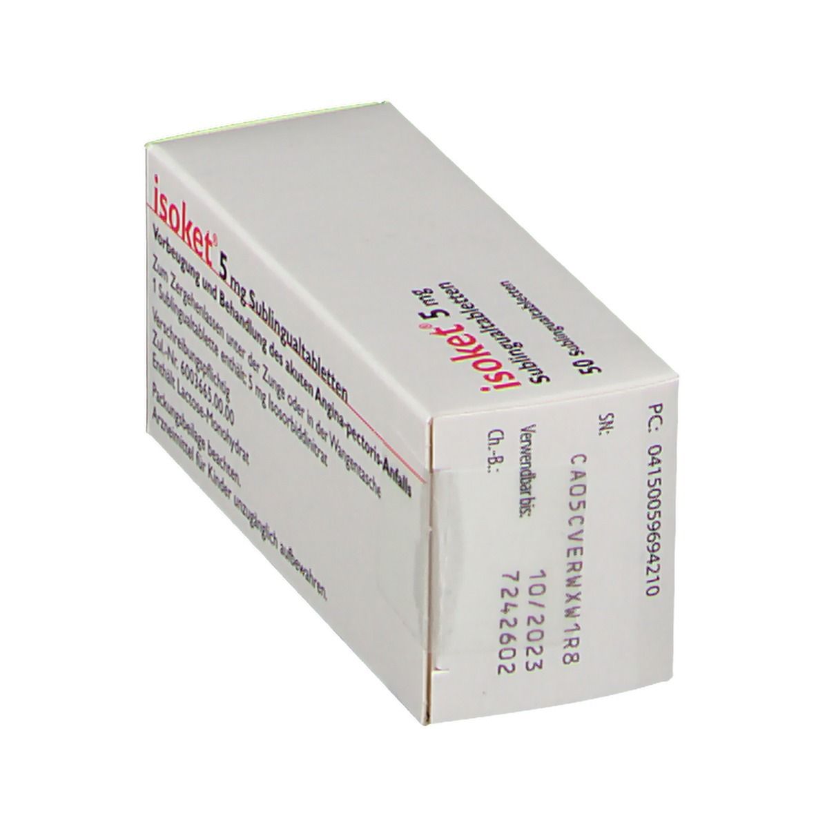 isoket® 5 mg 50 St mit dem E-Rezept kaufen - Shop Apotheke