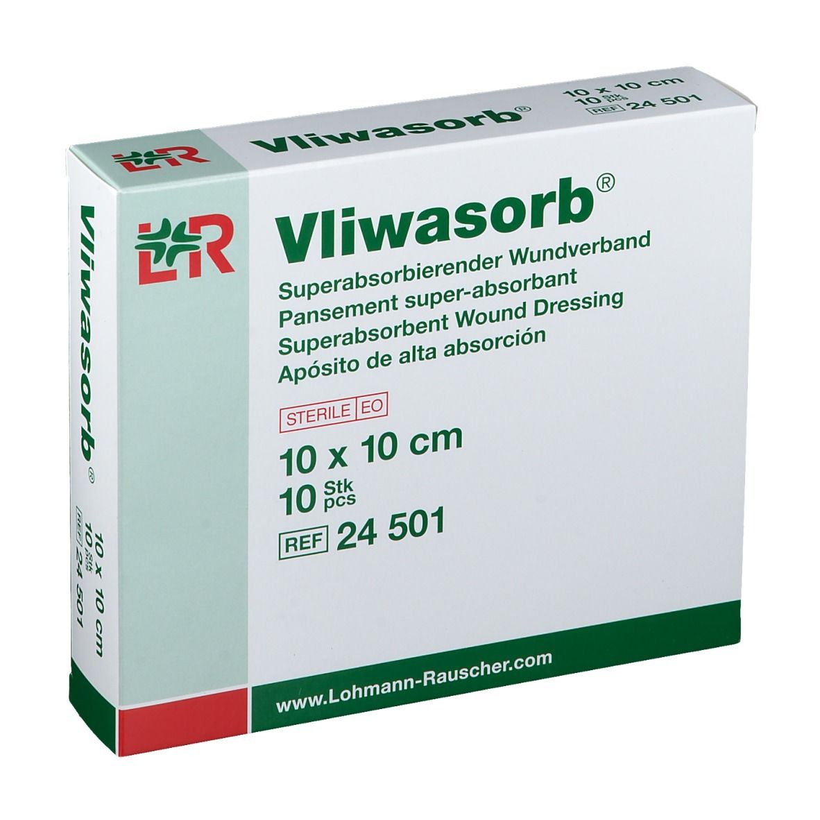 Vliwasorb® superabsorbierende Wundverband 10 x 10 cm steril 10 St ...