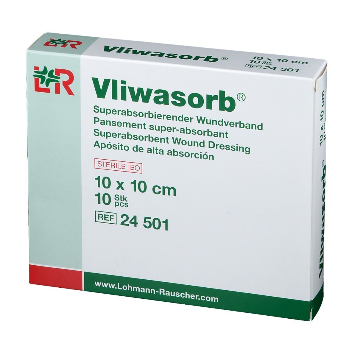 Vliwasorb® superabsorbierende Wundverband 10 x 10 cm steril 10 St ...