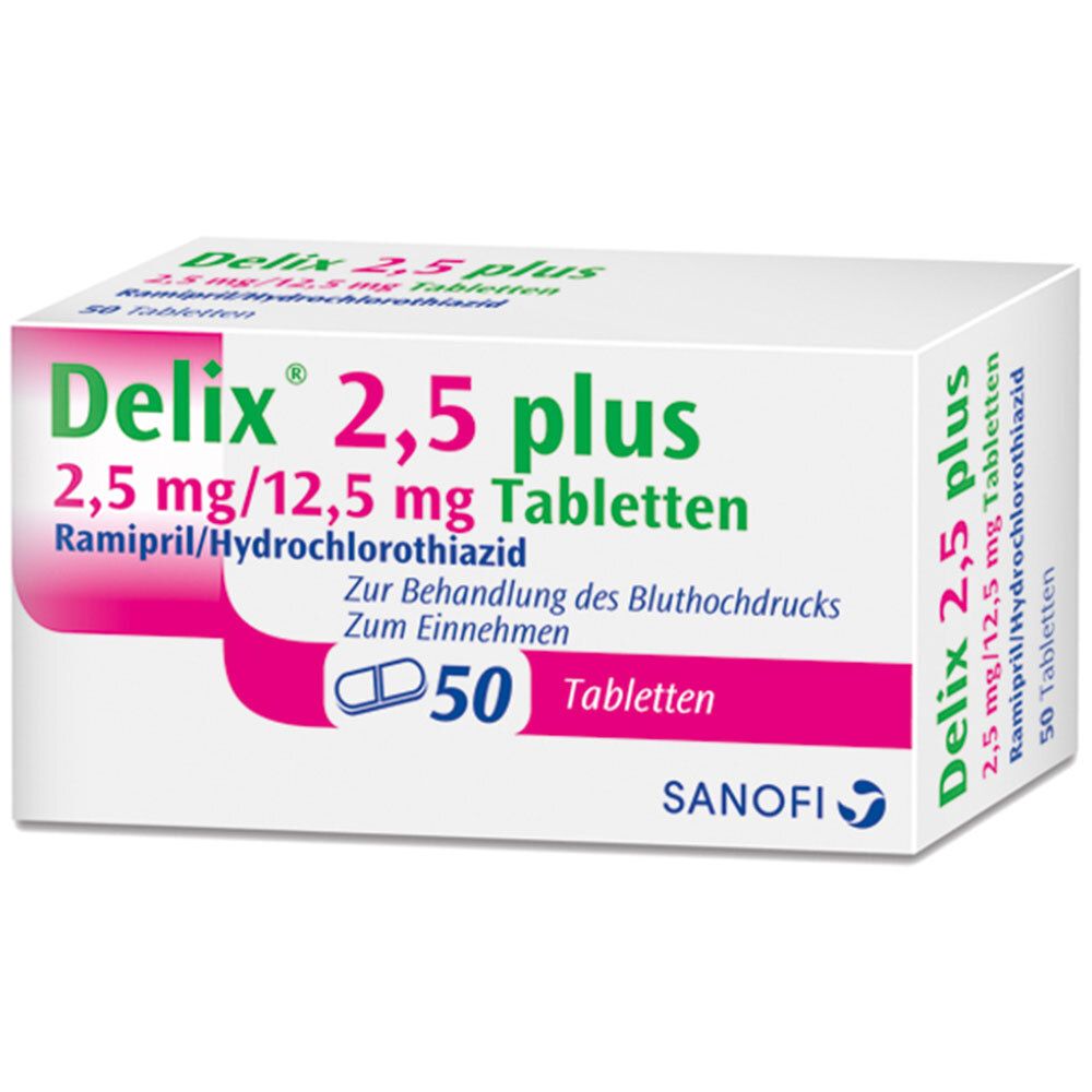 Delix® 2,5 mg plus Tabletten 50 St mit dem E-Rezept kaufen - Shop Apotheke