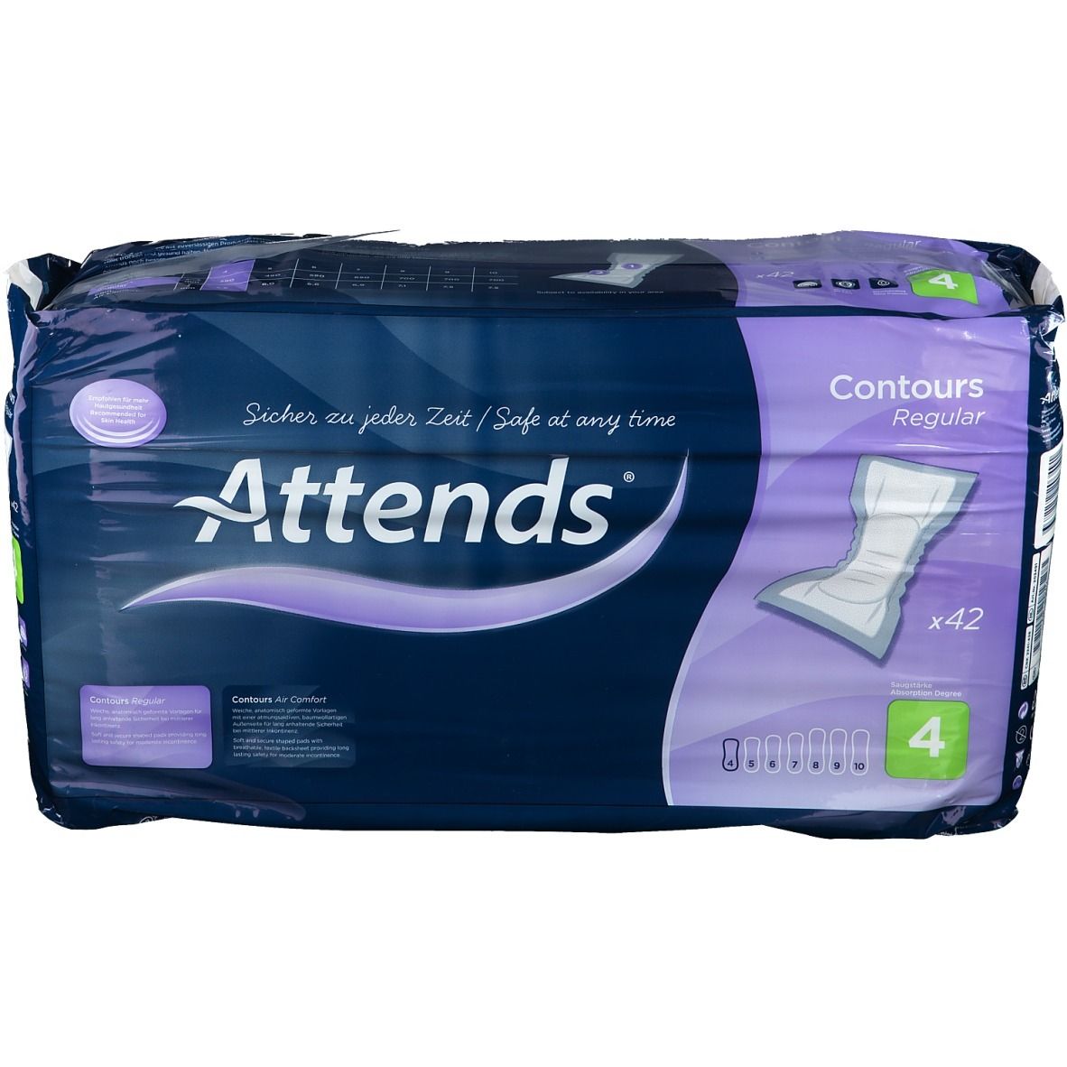 Attends® Contours Regular 4 Vorlagen 42 St - shop-apotheke.at