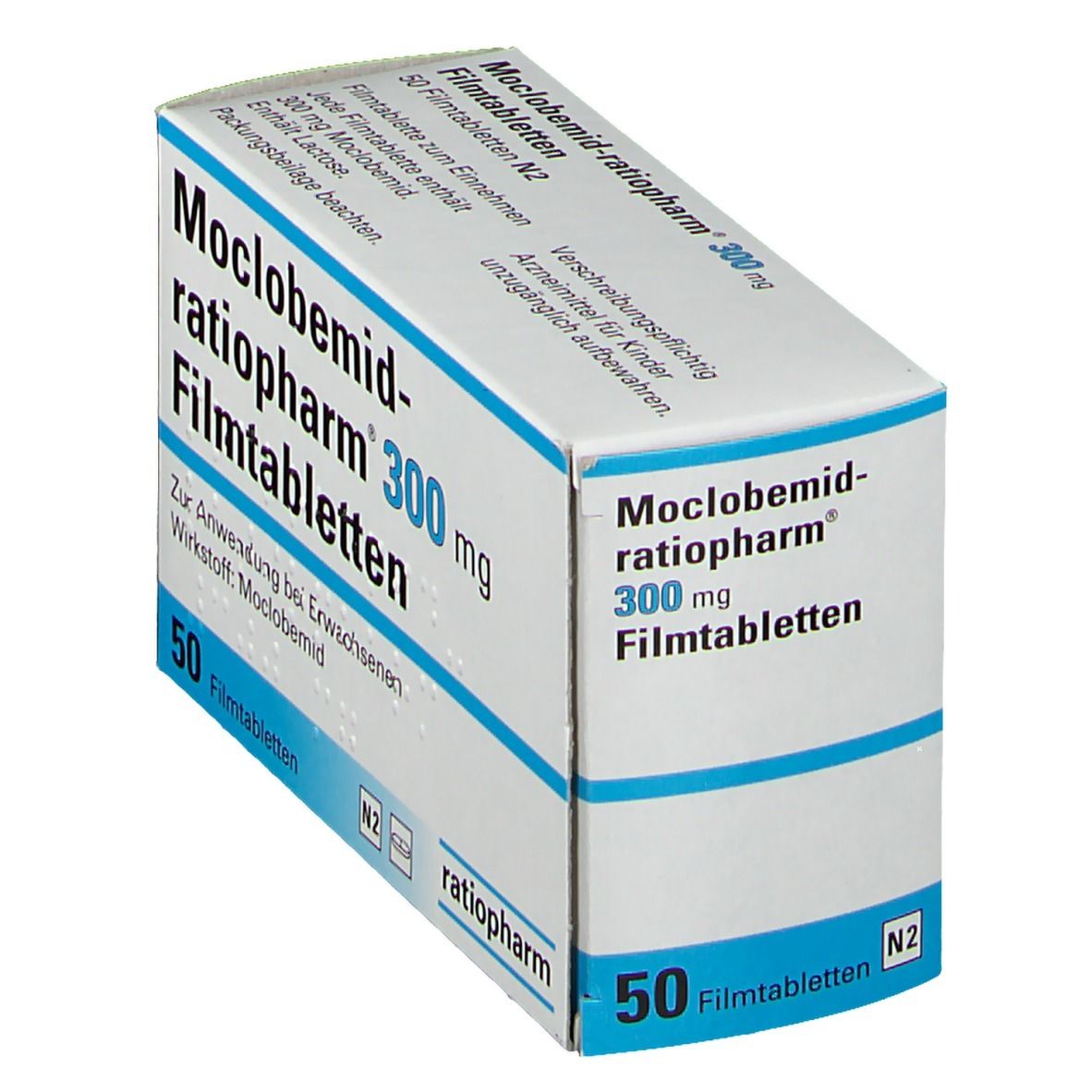 Moclobemid-ratiopharm® 300 mg 50 St mit dem E-Rezept kaufen - Shop Apotheke