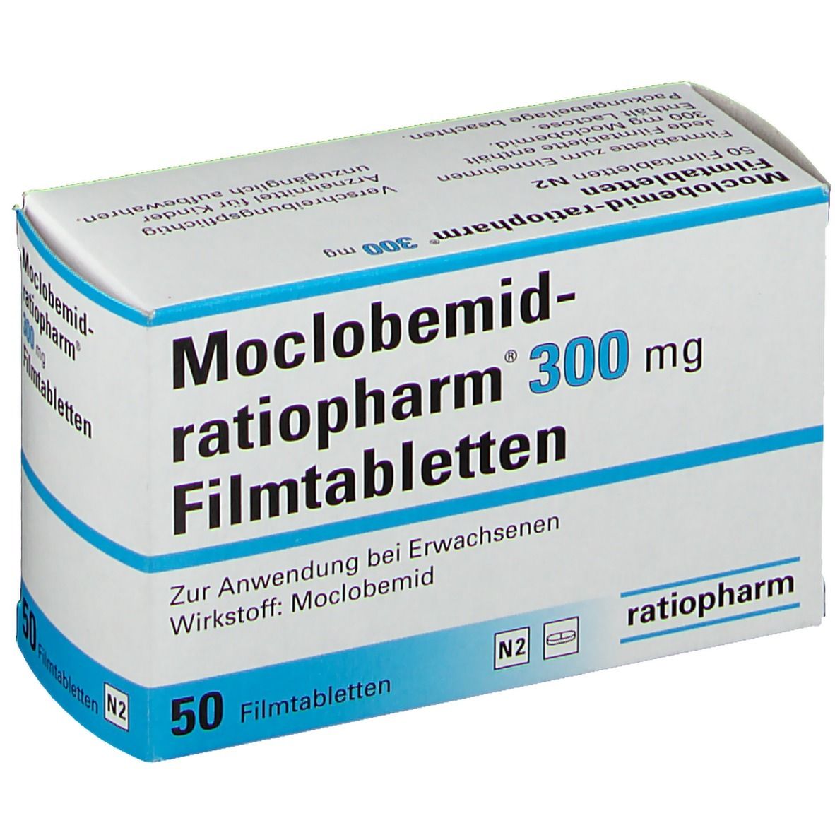 Moclobemid-ratiopharm® 300 mg 50 St - shop-apotheke.com