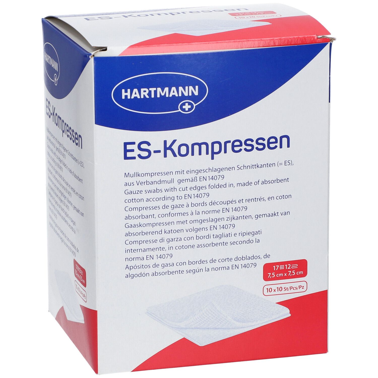 ES-Kompressen steril 7,5 x 7,5 cm 10x10 St - shop-apotheke.at