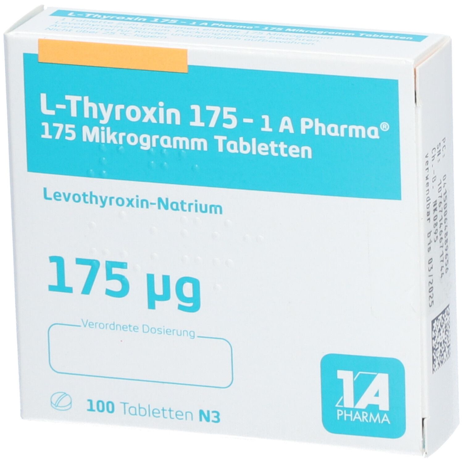 L Thyroxin 175 1A Pharma® 100 St mit dem E-Rezept kaufen - Shop Apotheke