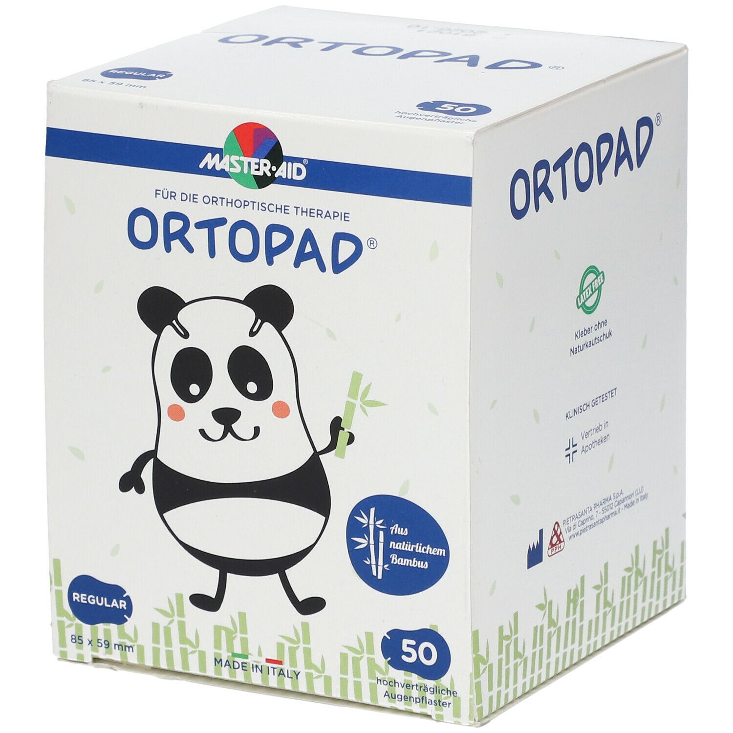 Ortopad Regular Augenokkl.Pfl.Master Aid 50 St - Shop Apotheke