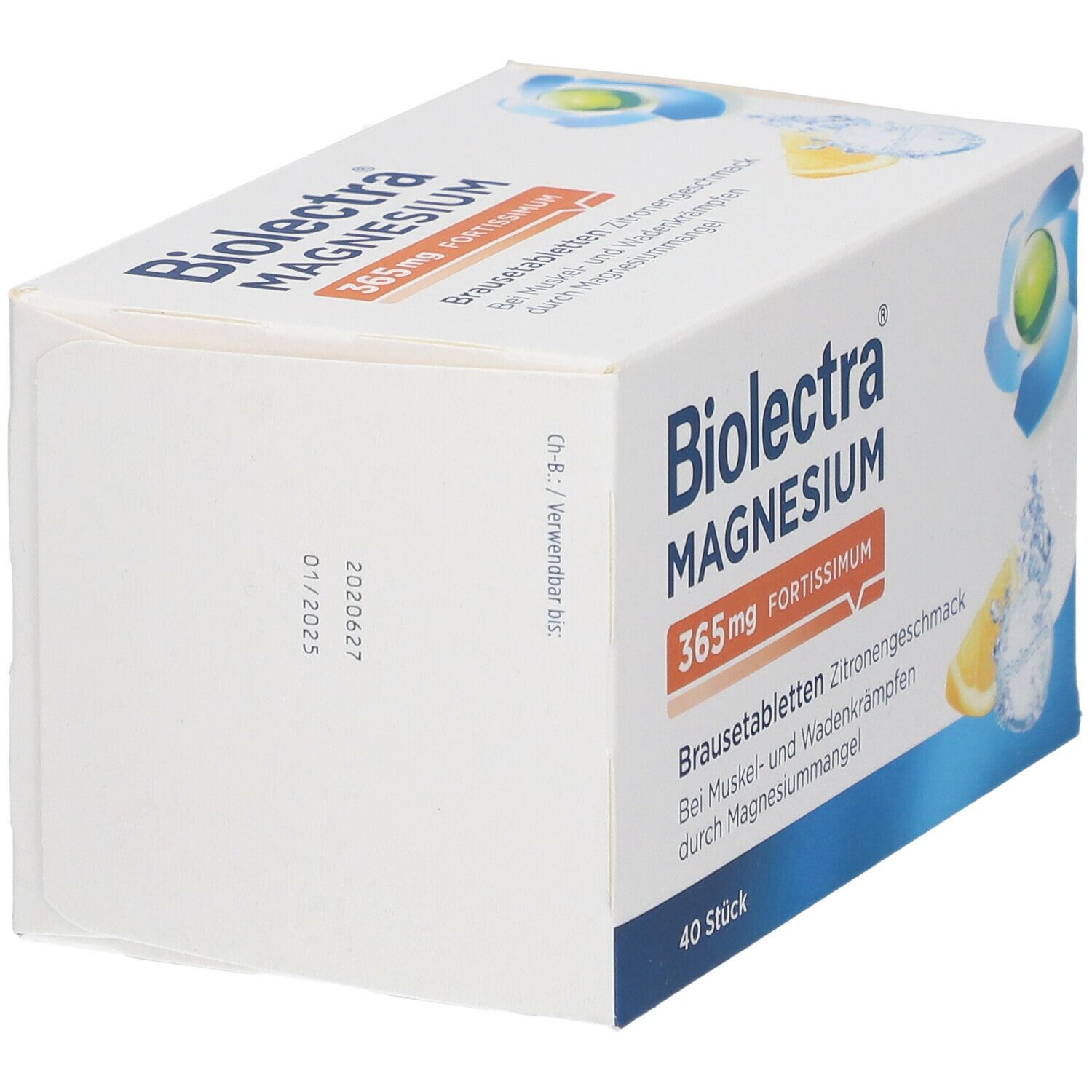 Biolectra® Magnesium 365 mg fortissimum Brausetabletten Zitrone 40 St ...