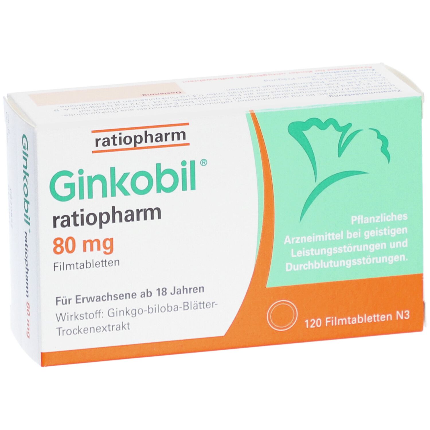 Ginkobil® ratiopharm 80 mg 120 St - shop-apotheke.com