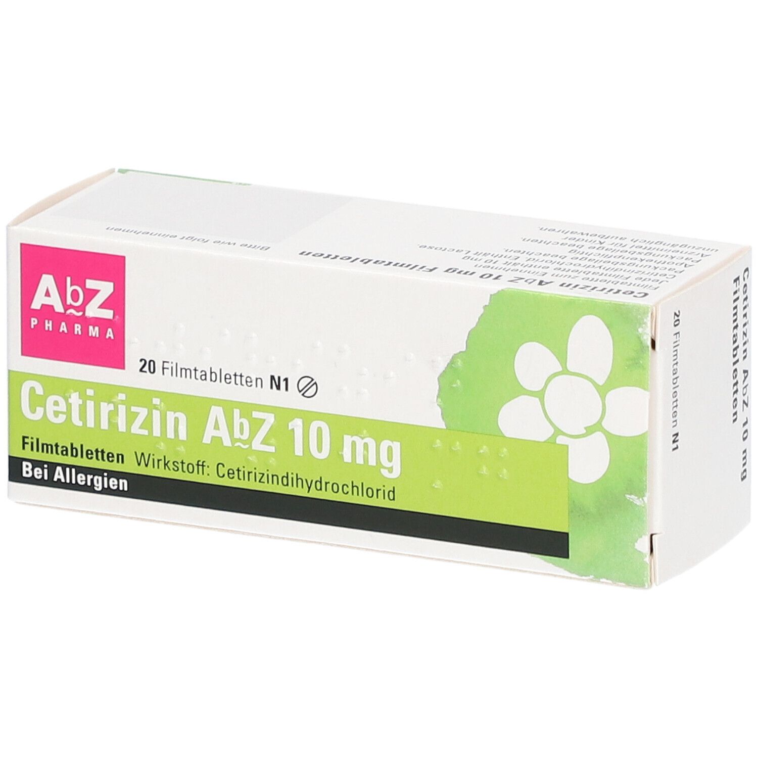 Cetirizin AbZ 10 mg 20 St - shop-apotheke.com