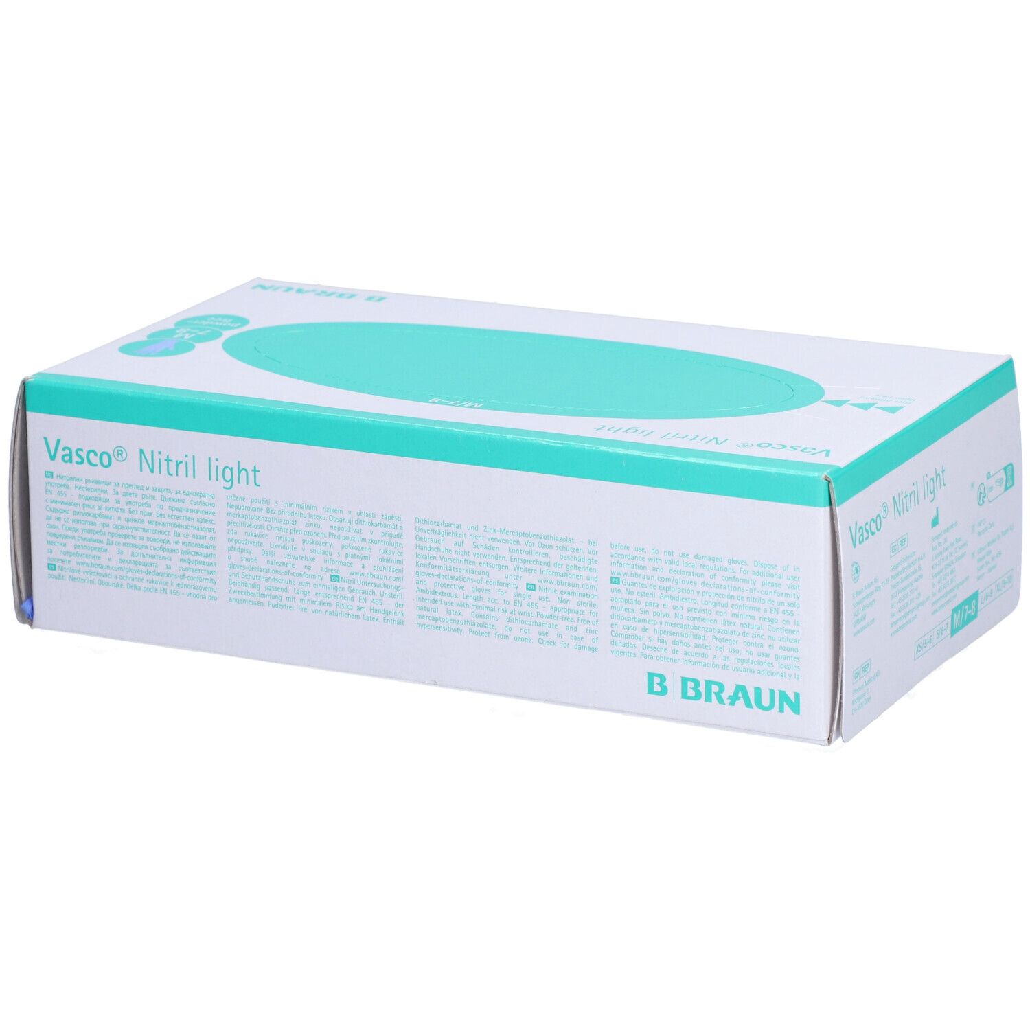 Vasco® Nitril light Untersuchungshandschuhe Gr. M 100 St - Shop Apotheke