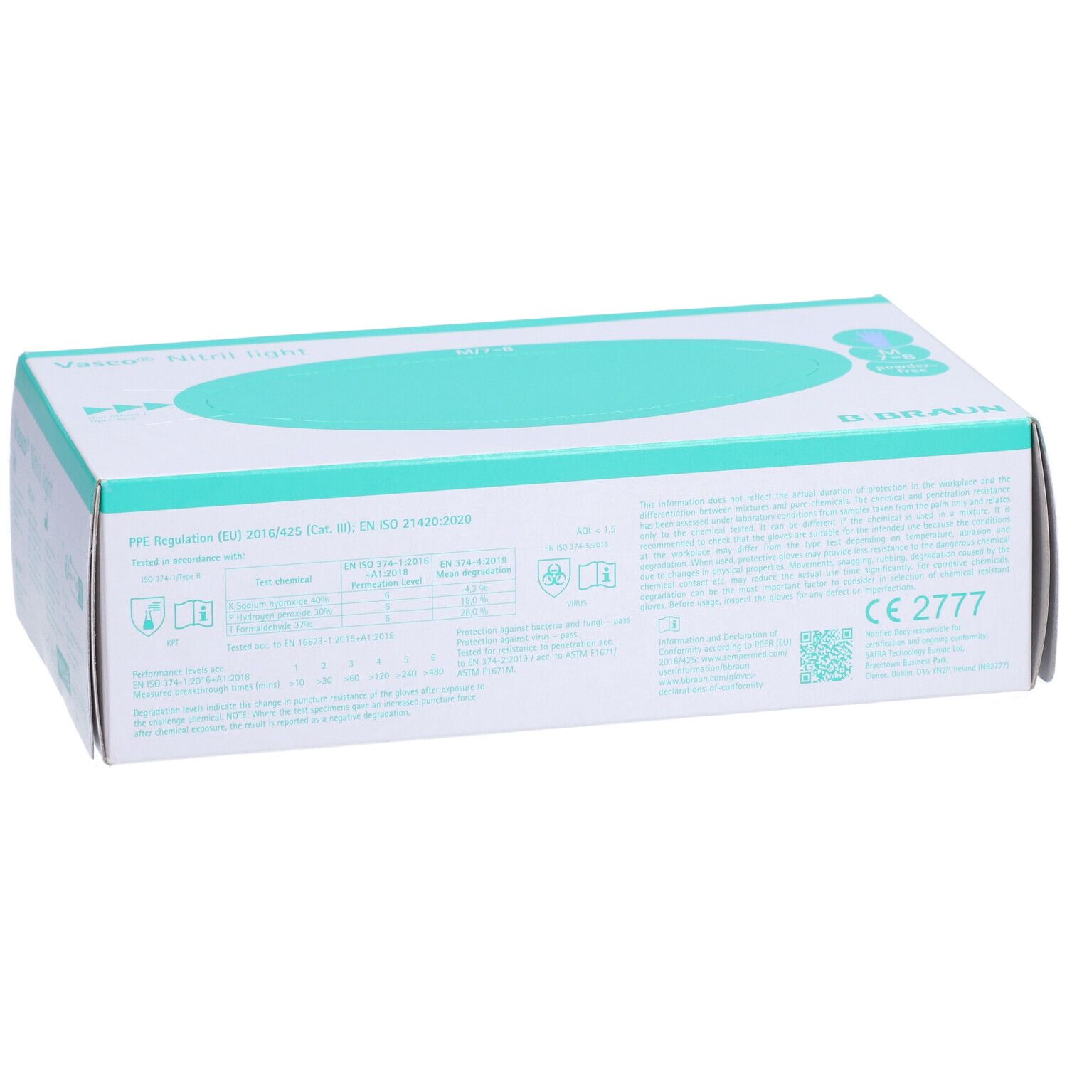 Vasco® Nitril light Untersuchungshandschuhe Gr. M 100 St - Shop Apotheke