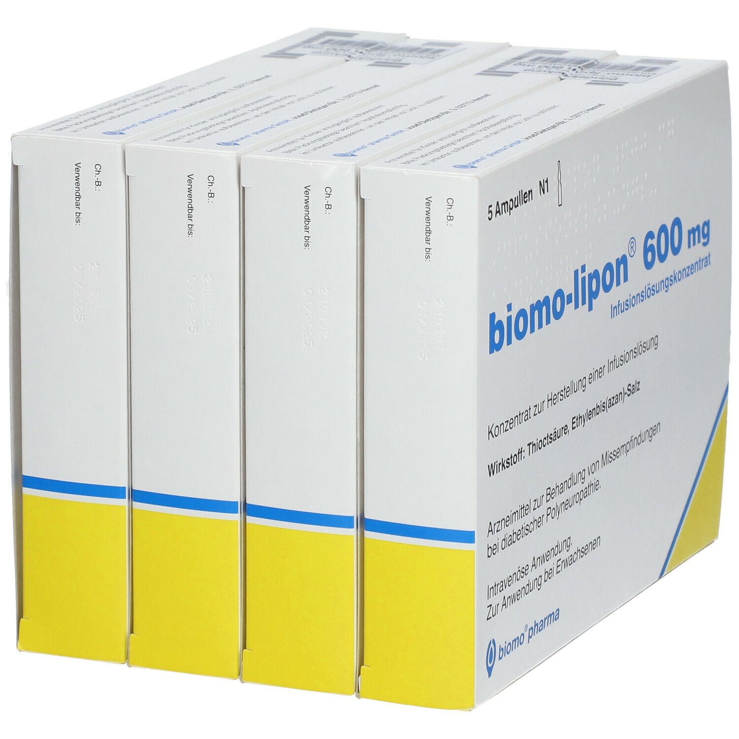 biomo-lipon® 600 mg 5 St - Shop Apotheke