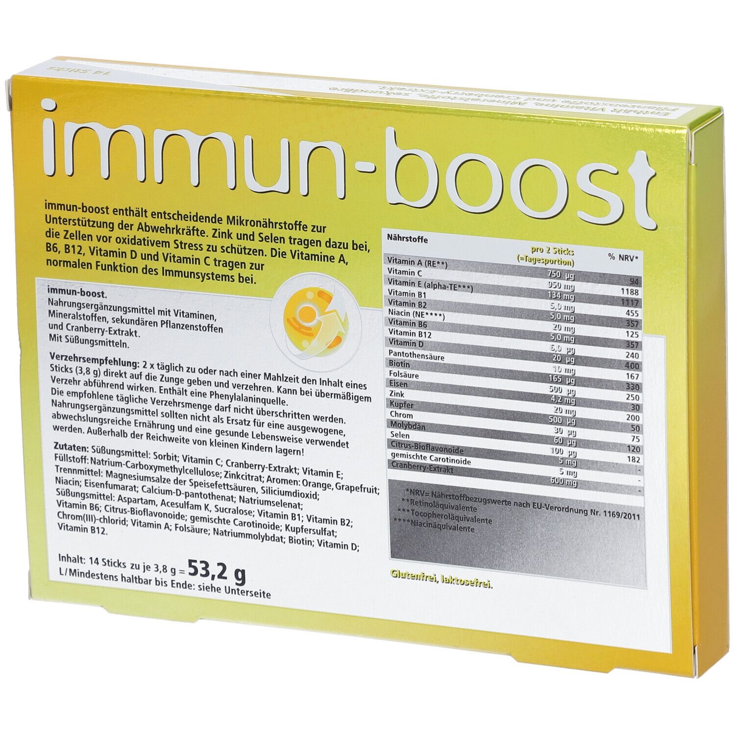 immun-boost Orthoexpert® Granulat 14x3,8 g - Shop Apotheke