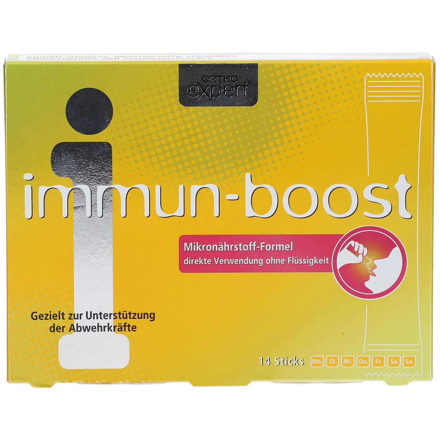 immun-boost Orthoexpert® Granulat 14x3,8 g - Shop Apotheke