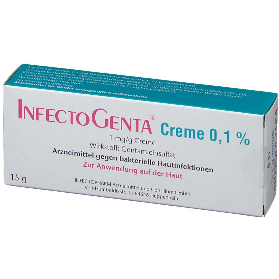 InfectoGenta® Creme 0,1 % 15 g mit dem E-Rezept kaufen - Shop Apotheke