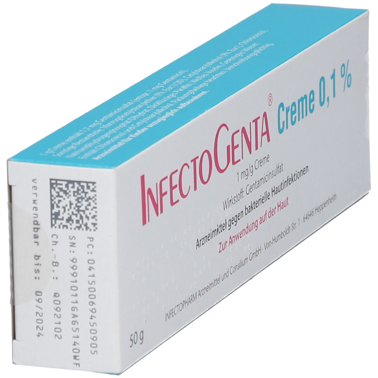 InfectoGenta® Creme 0,1 % 50 g mit dem E-Rezept kaufen - Shop Apotheke
