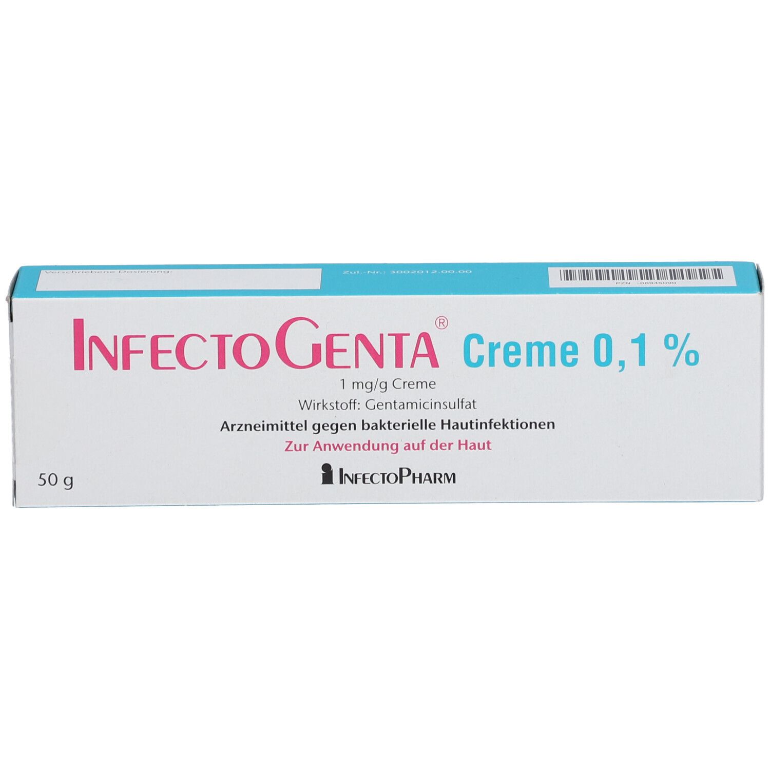 InfectoGenta® Creme 0,1 % 50 g mit dem E-Rezept kaufen - Shop Apotheke