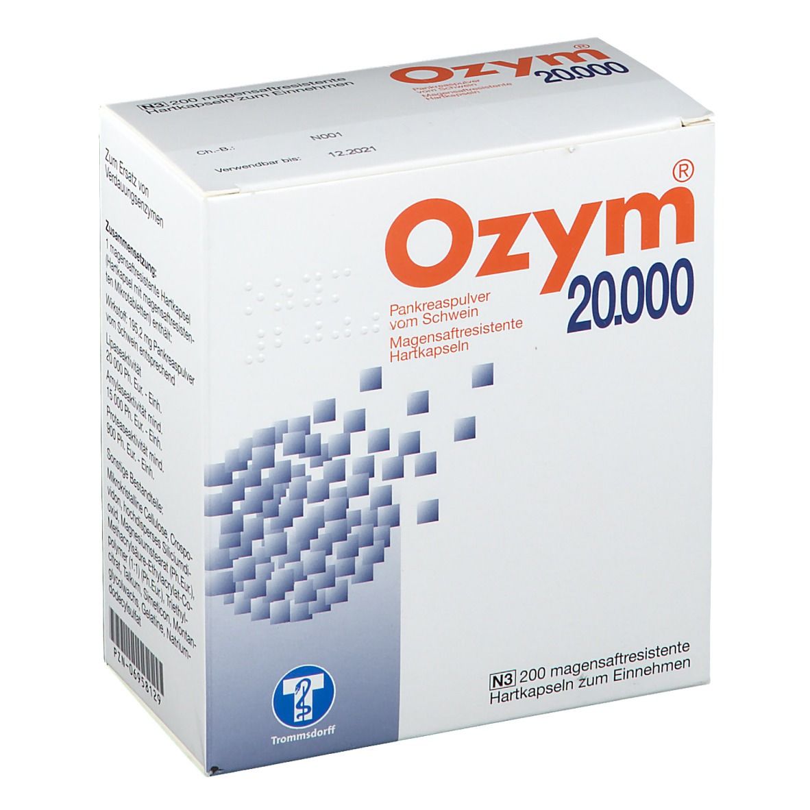 Ozym® 20 000 Kapseln 200 St - Shop Apotheke