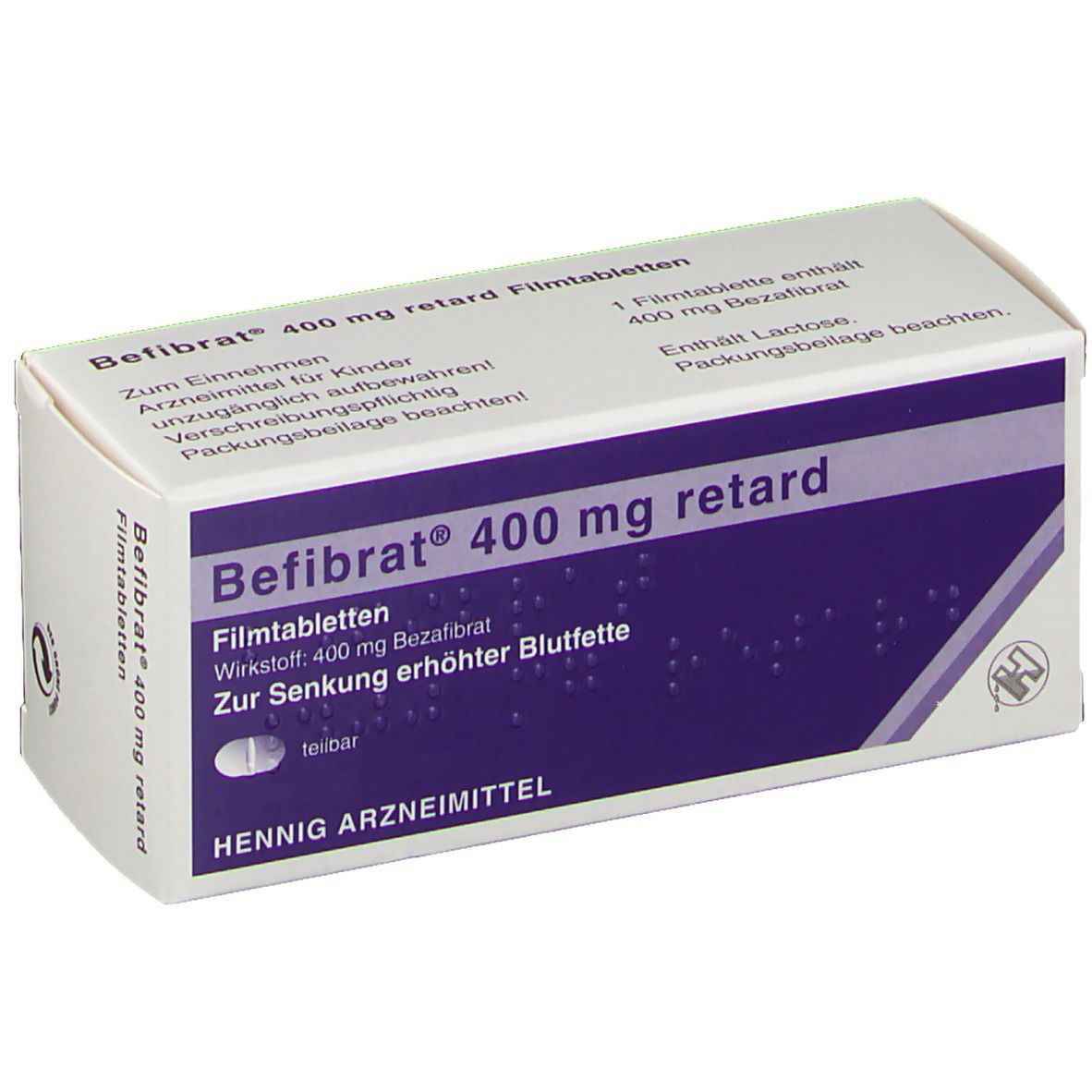 Befibrat® 400 mg retard 30 St mit dem E-Rezept kaufen - Shop Apotheke