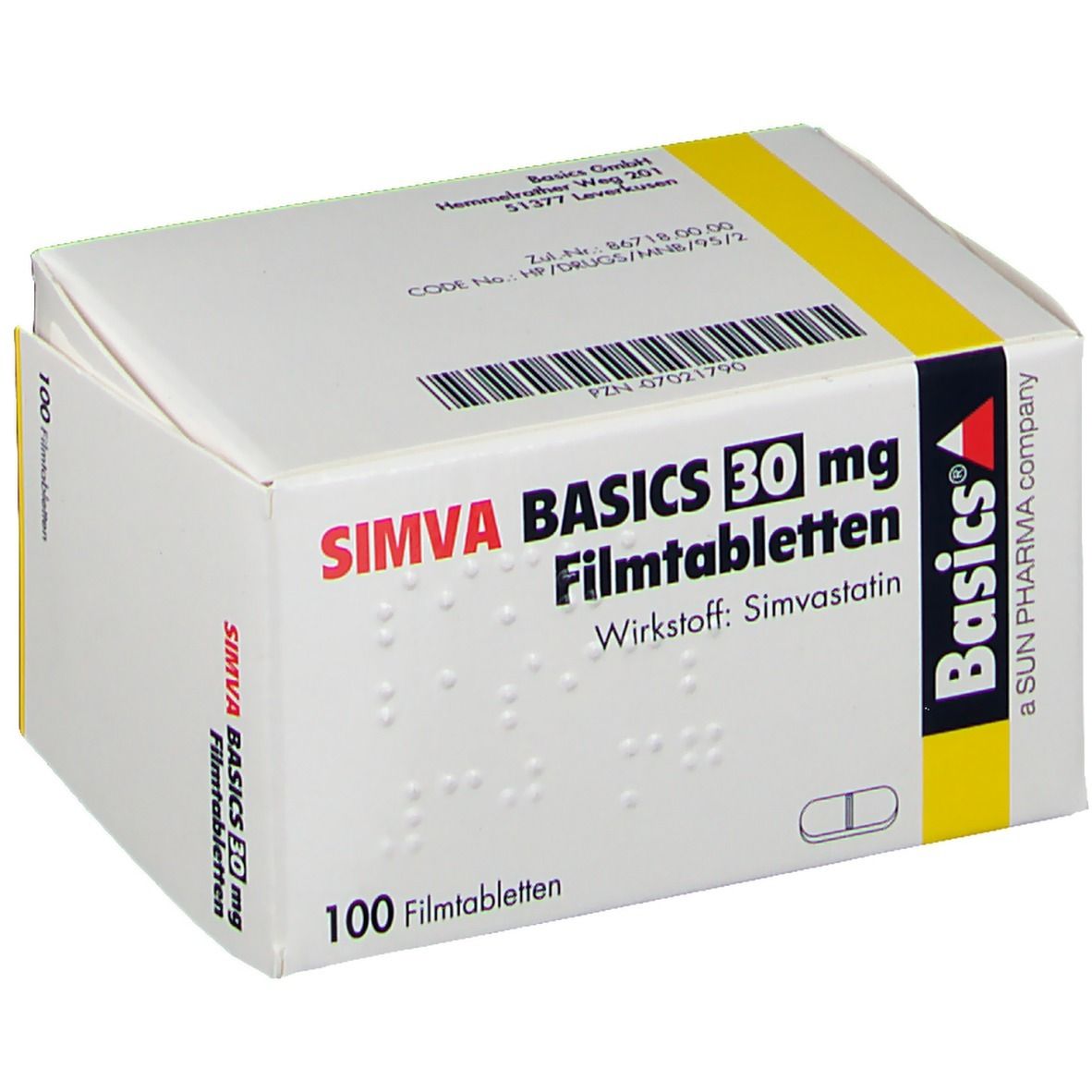 SIMVA BASICS 30 mg 100 St - shop-apotheke.com