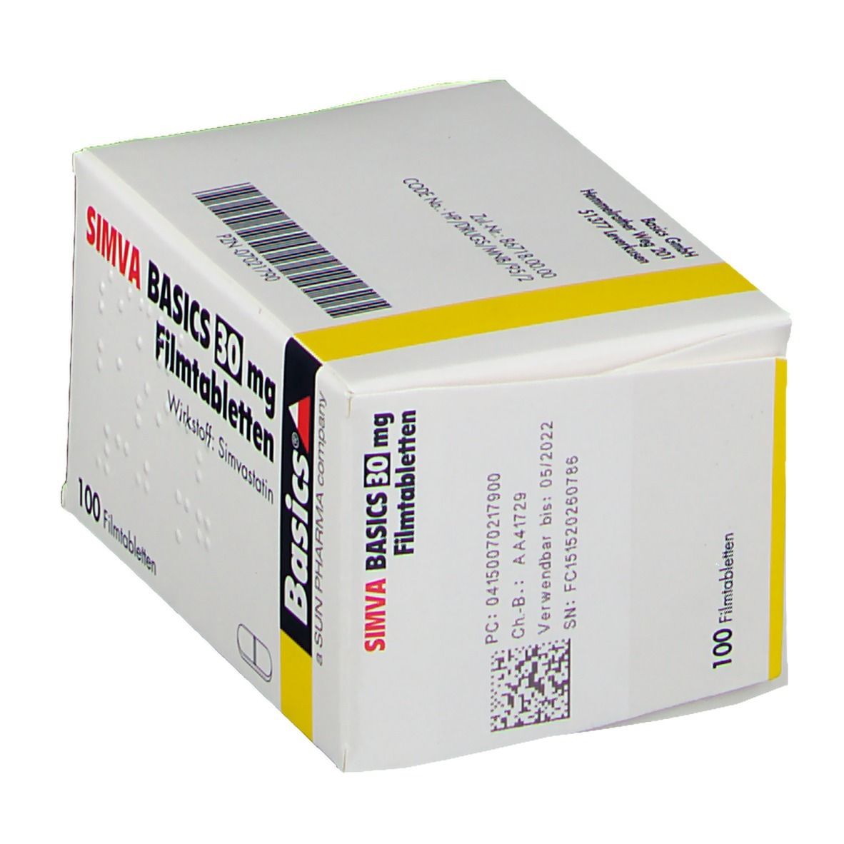 SIMVA BASICS 30 mg 100 St - shop-apotheke.com