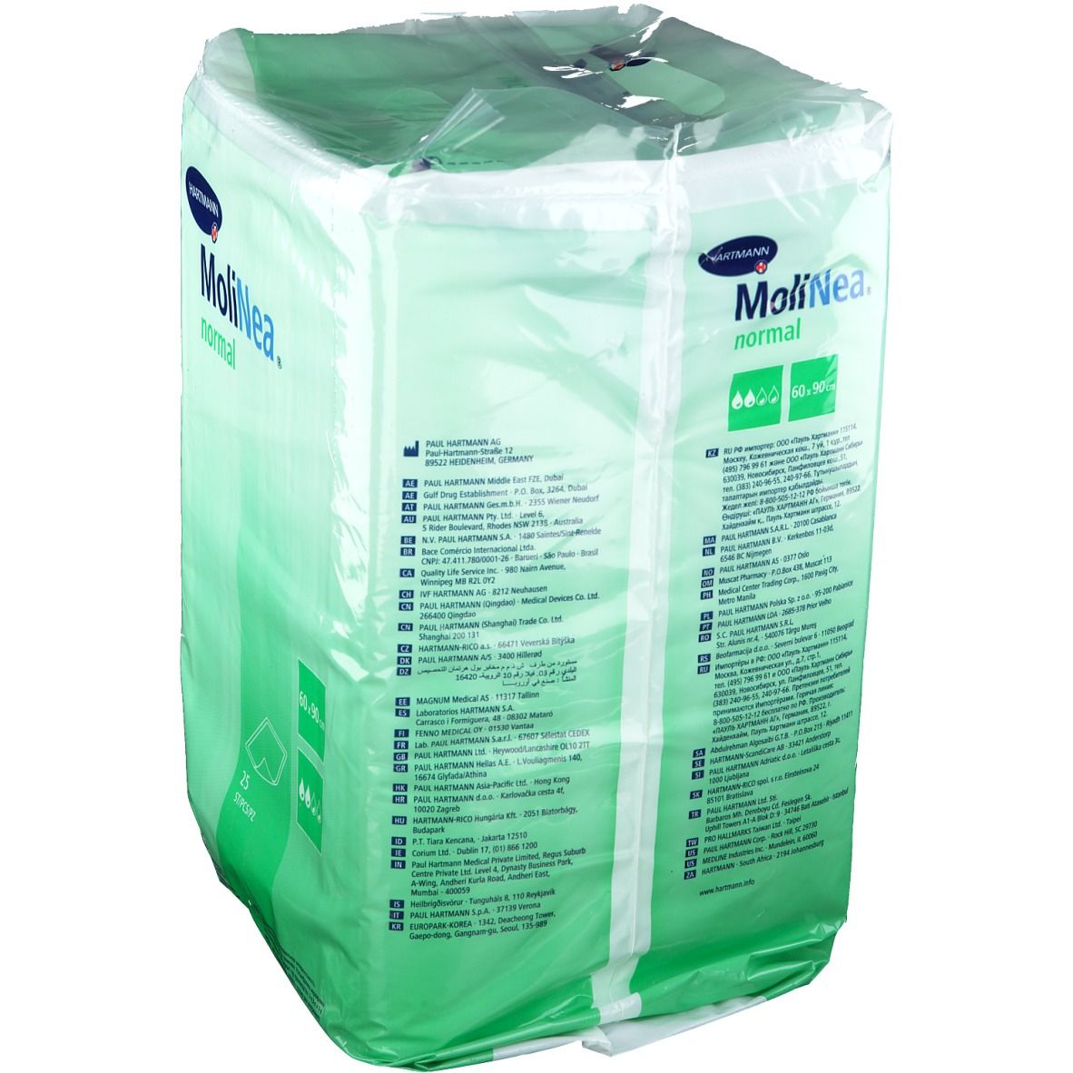 MoliNea® normal Krankenunterlagen 60x90cm 25 St - Shop Apotheke