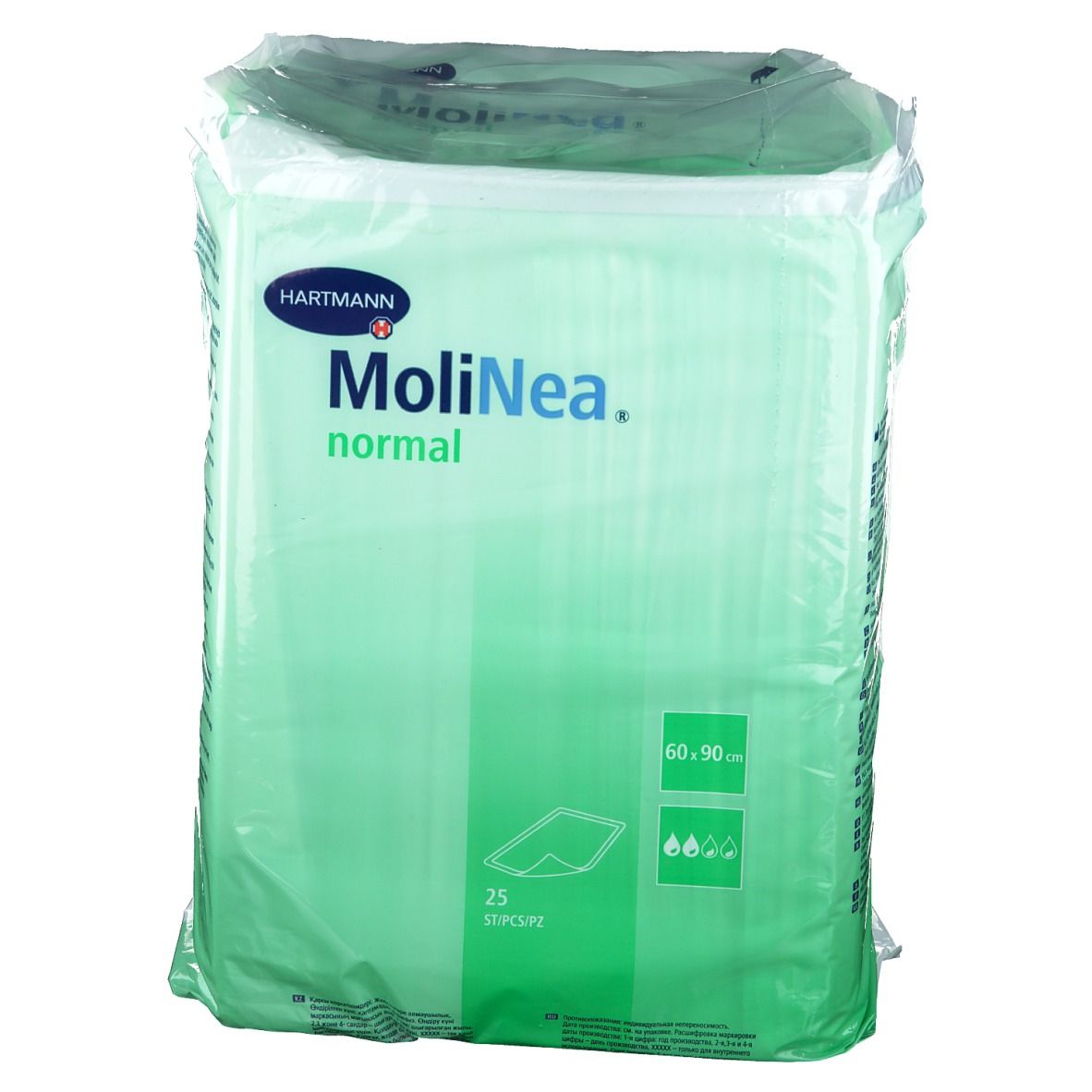 MoliNea® normal Krankenunterlagen 60x90cm 25 St - Shop Apotheke