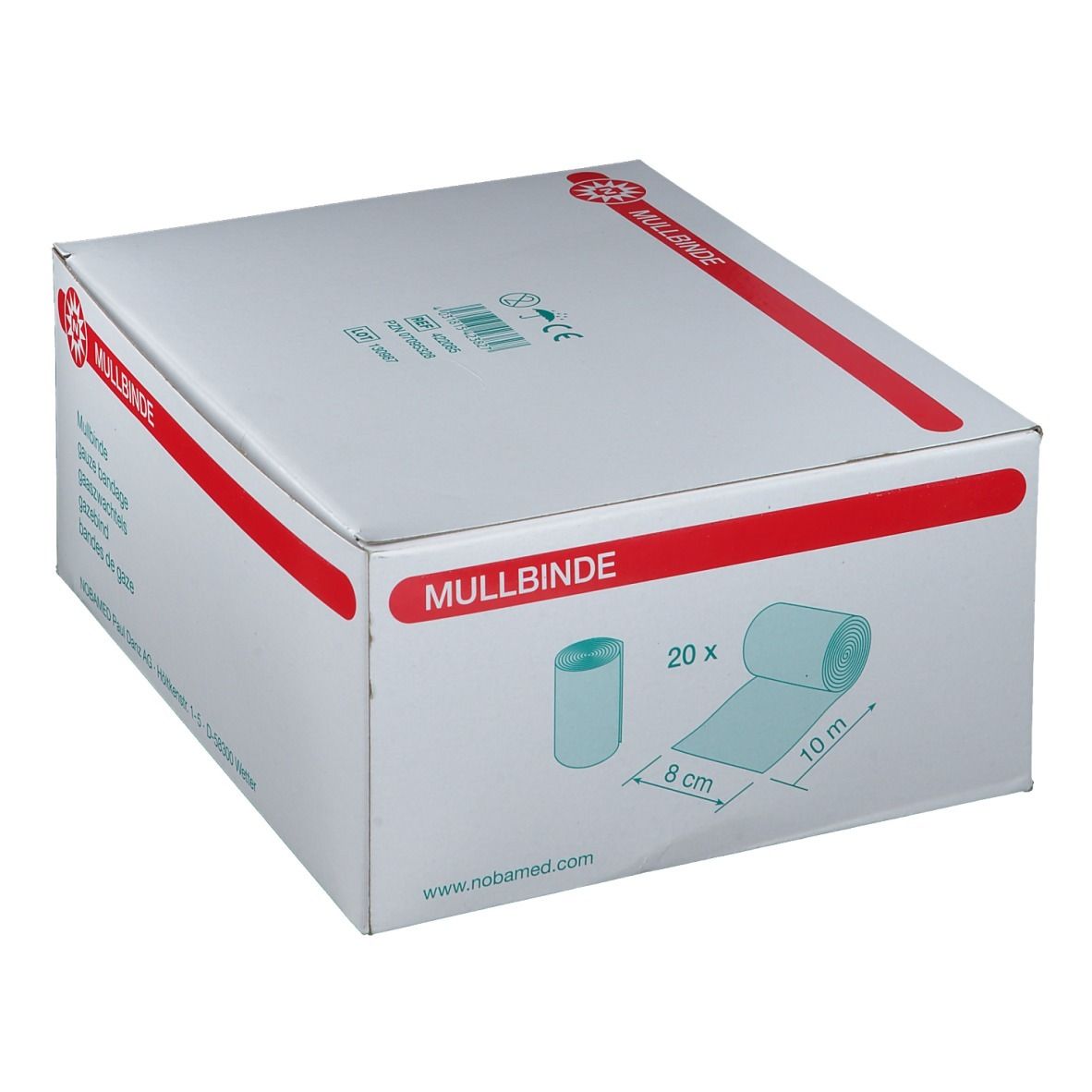 Mullbinde 8 cm x 10 m 20 St - Shop Apotheke