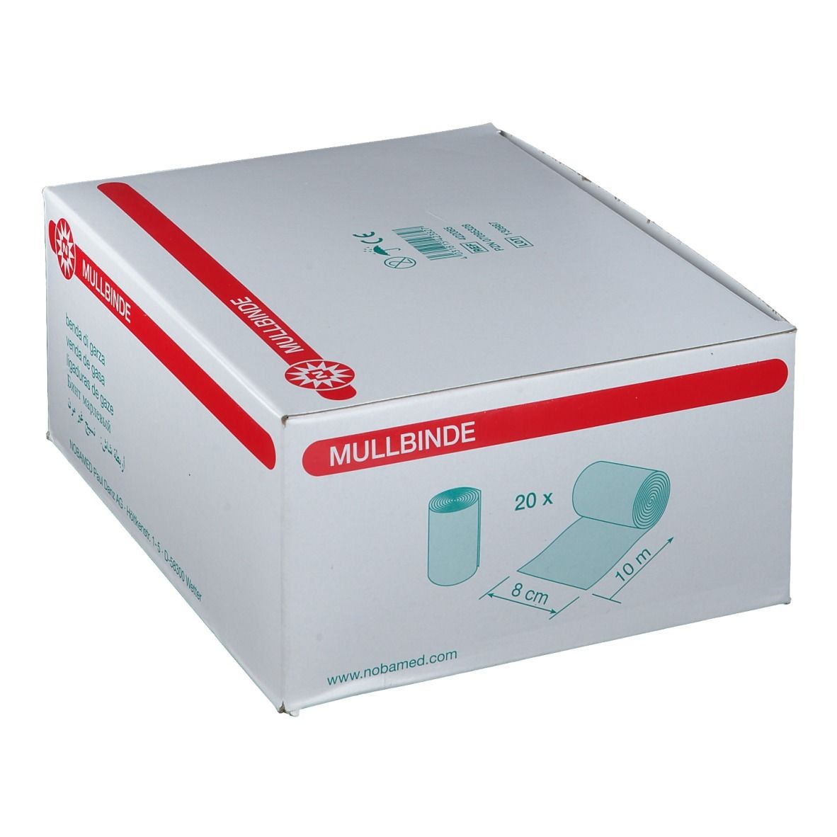 Mullbinde 8 cm x 10 m 20 St - Shop Apotheke