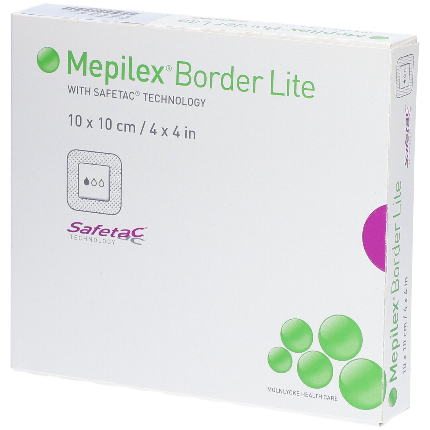 Mepilex® Border Lite Schaumverband 10 x 10 cm steril 5 St - Shop Apotheke