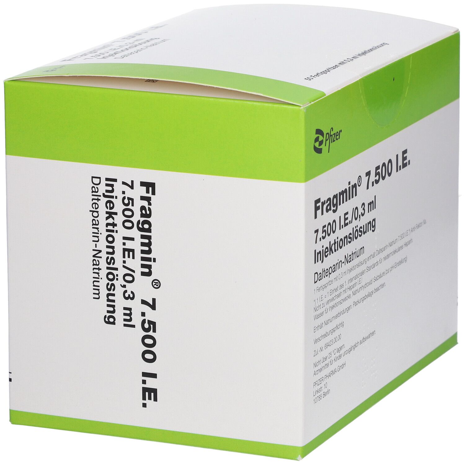 Fragmin® 7.500 I.E./0,3 ml 50 St mit dem E-Rezept kaufen - Shop Apotheke