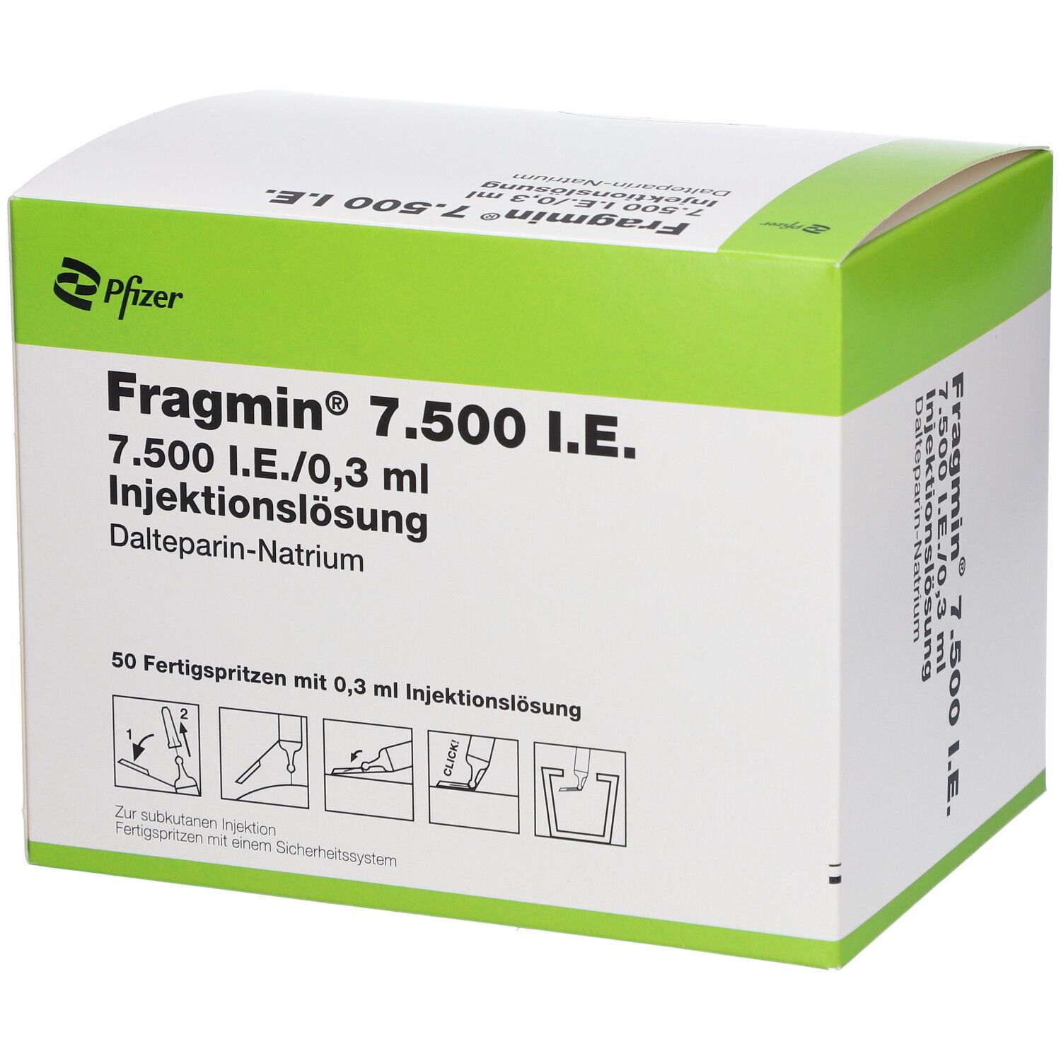 Fragmin® 7.500 I.E./0,3 ml 50 St mit dem E-Rezept kaufen - Shop Apotheke
