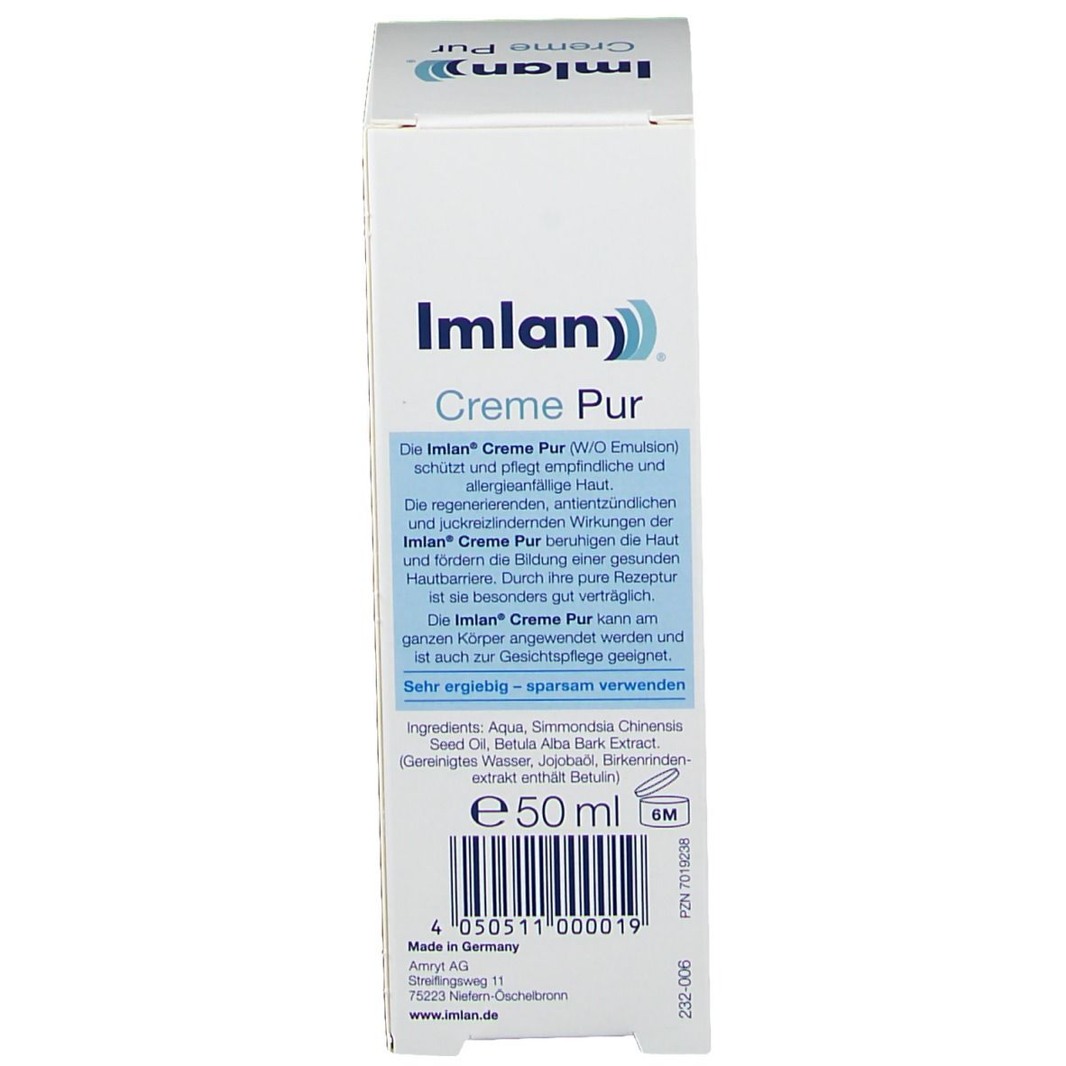 Imlan® Creme Pur 50 ml - shop-apotheke.com