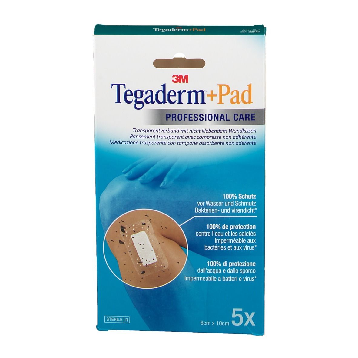 3M Tegaderm + Pad 6 x 10 cm 5 St - Shop Apotheke