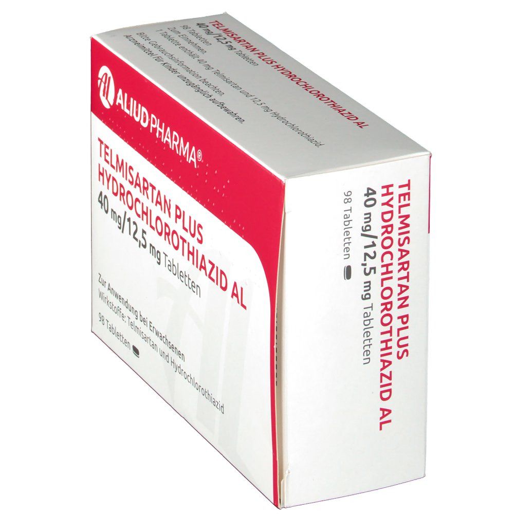 Telmisartan Plus Hydrochlorothiazid 40 mg/12,5 mg 98 St mit dem E ...