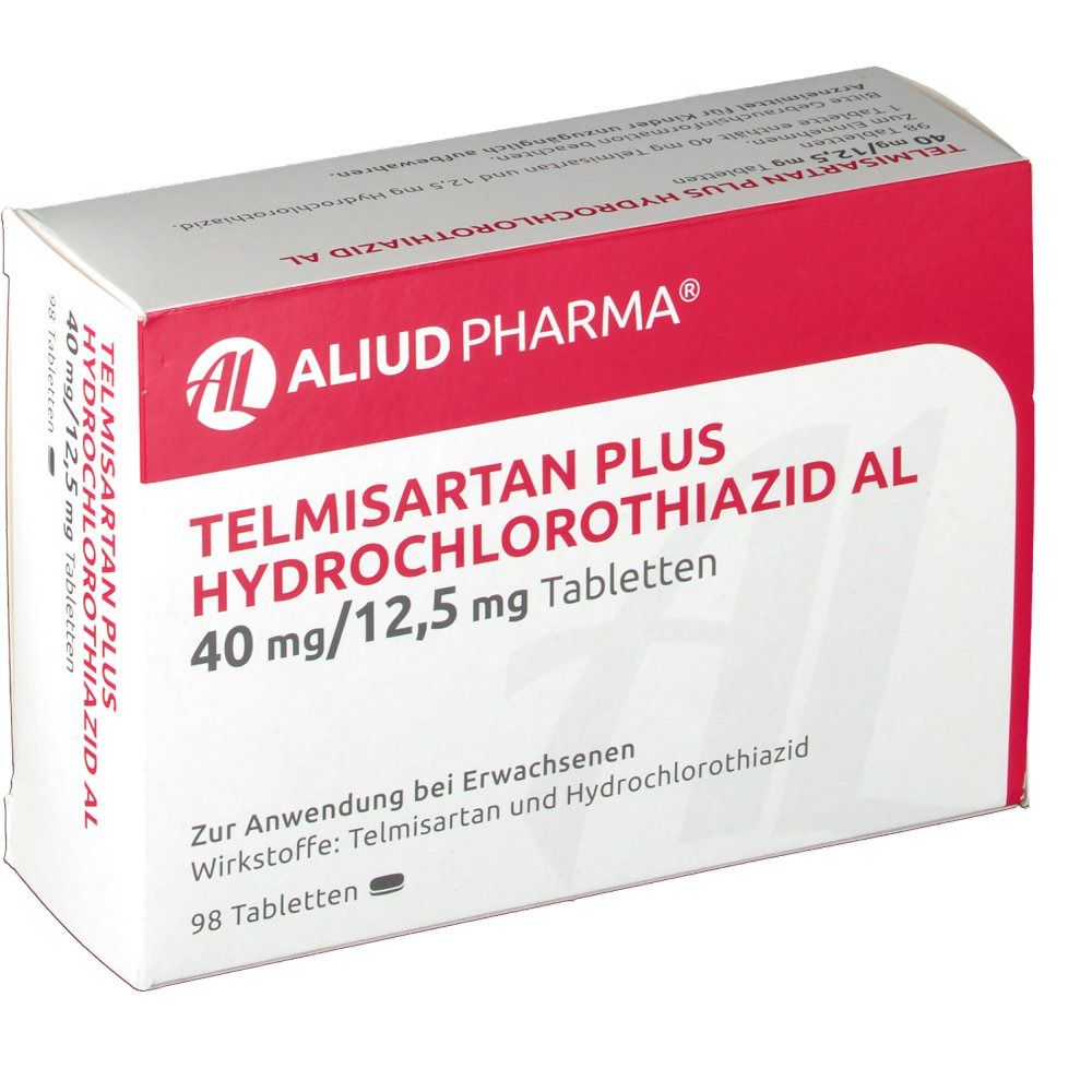 Telmisartan Plus Hydrochlorothiazid 40 mg/12,5 mg 98 St mit dem E ...