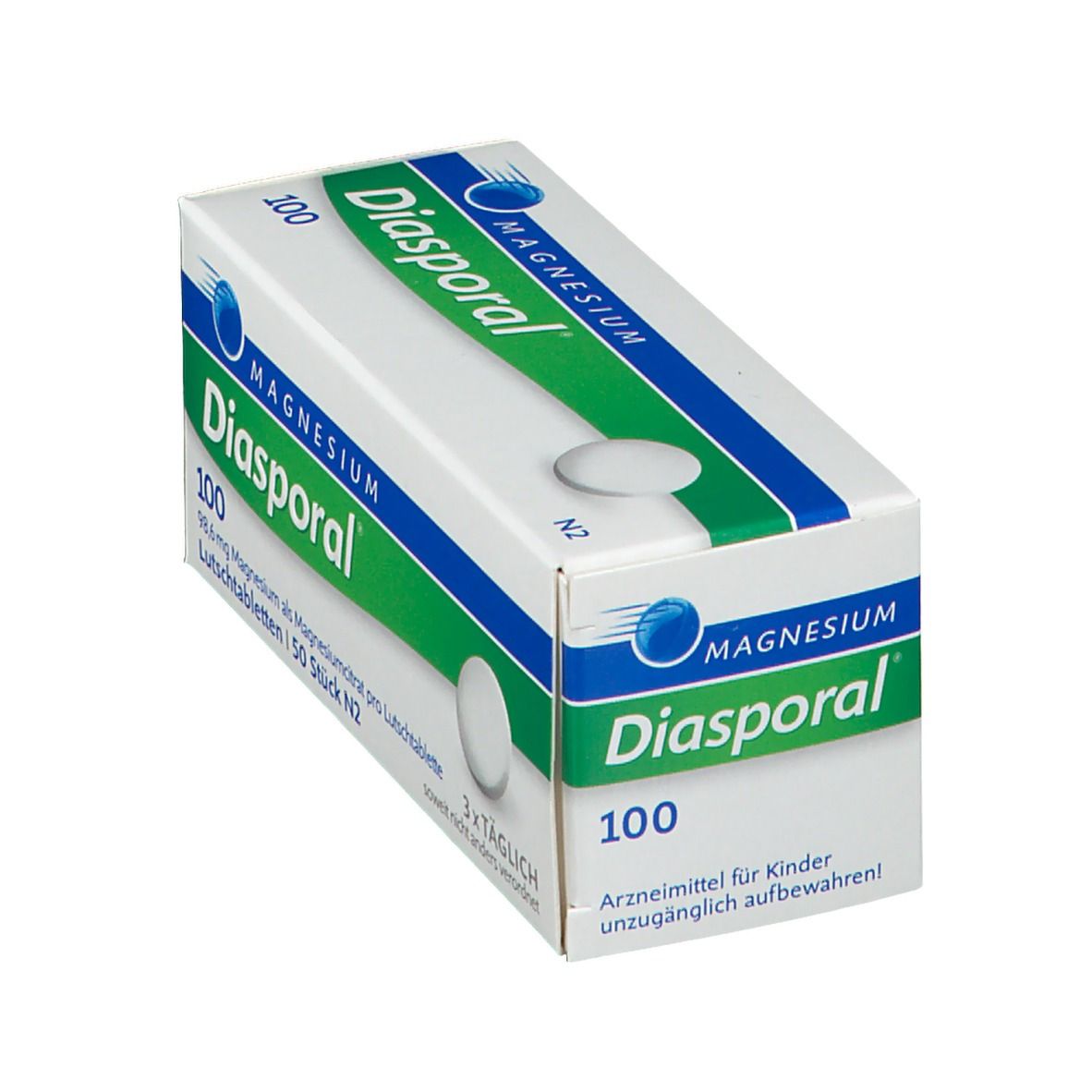 Magnesium-Diasporal® 100 Lutschtabletten 50 St - shop-apotheke.com