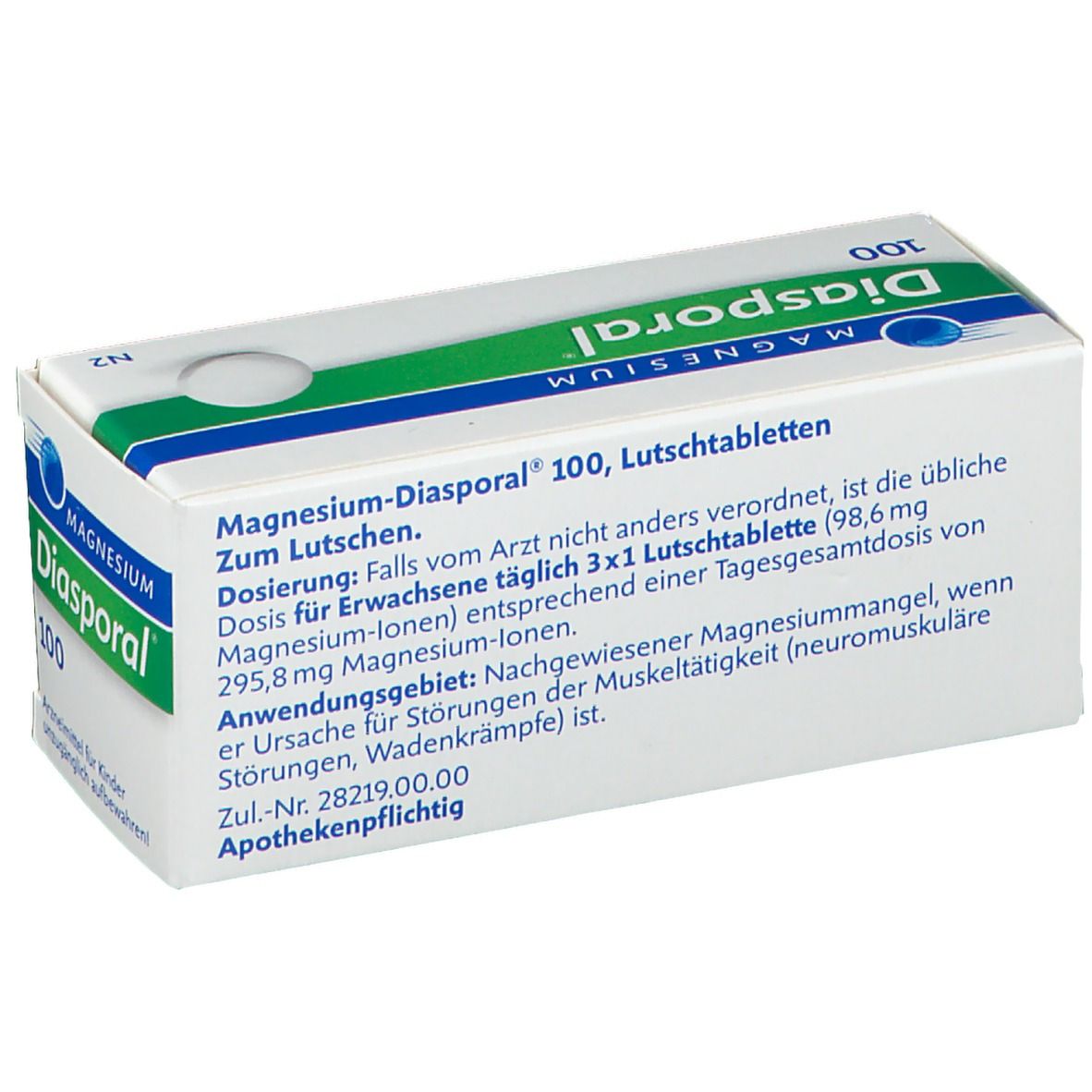 Magnesium-Diasporal® 100 Lutschtabletten 50 St - shop-apotheke.com