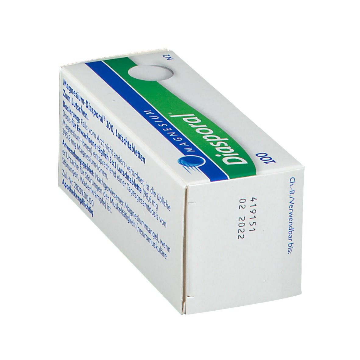 Magnesium-Diasporal® 100 Lutschtabletten 50 St - shop-apotheke.com