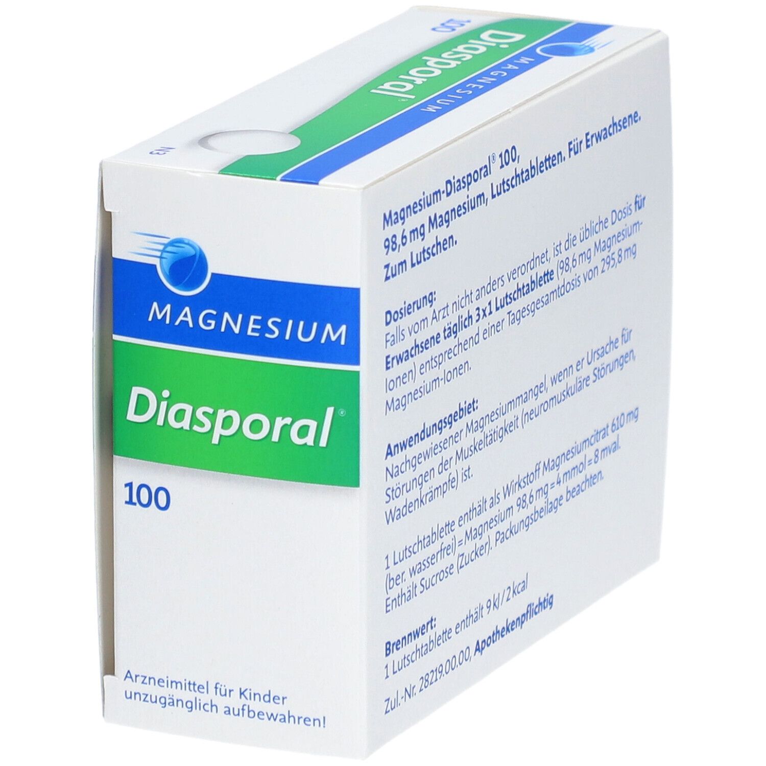 Magnesium-Diasporal® 100 Lutschtabletten 100 St - shop-apotheke.com