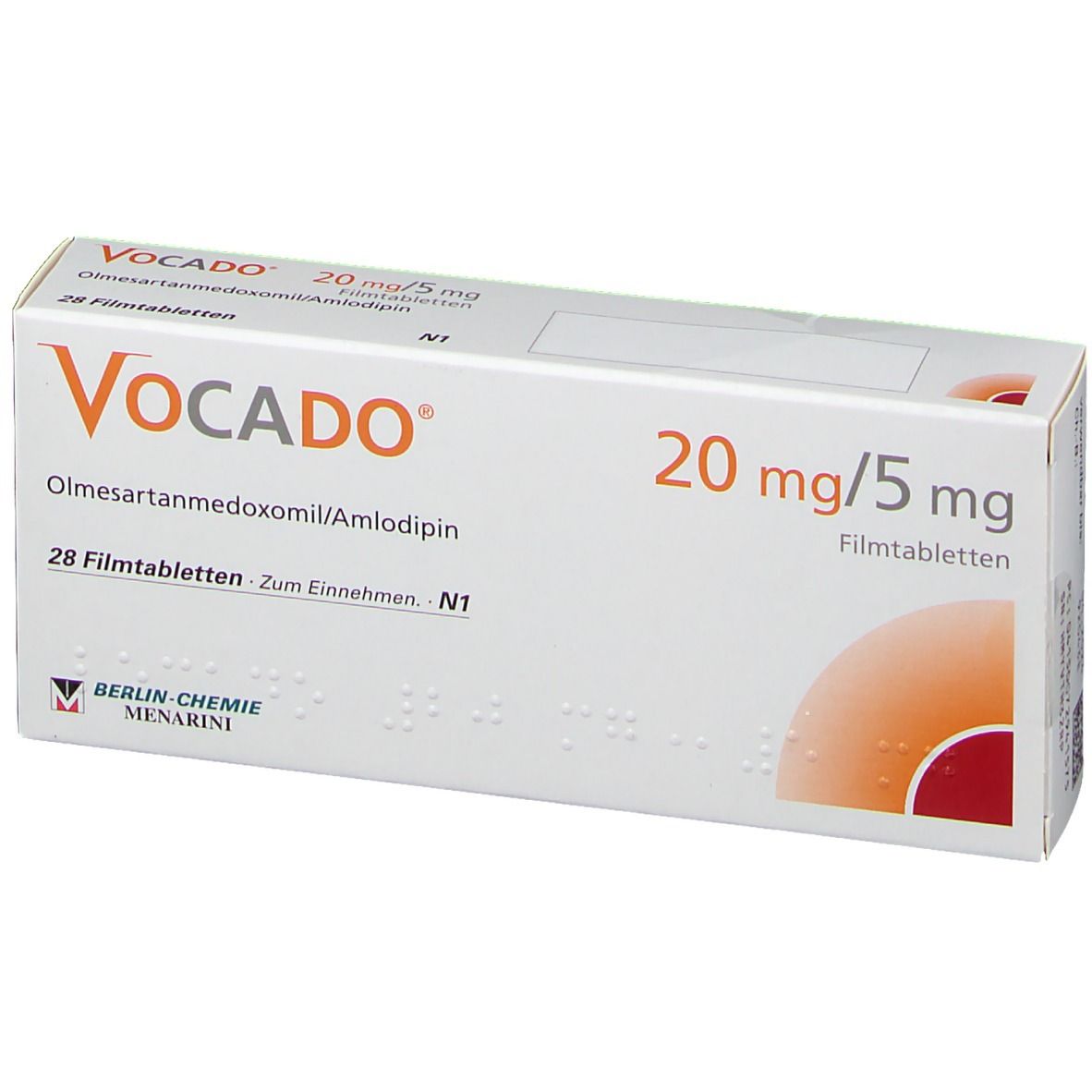 Vocado® 20 mg/5 mg 28 St mit dem E-Rezept kaufen - Shop Apotheke