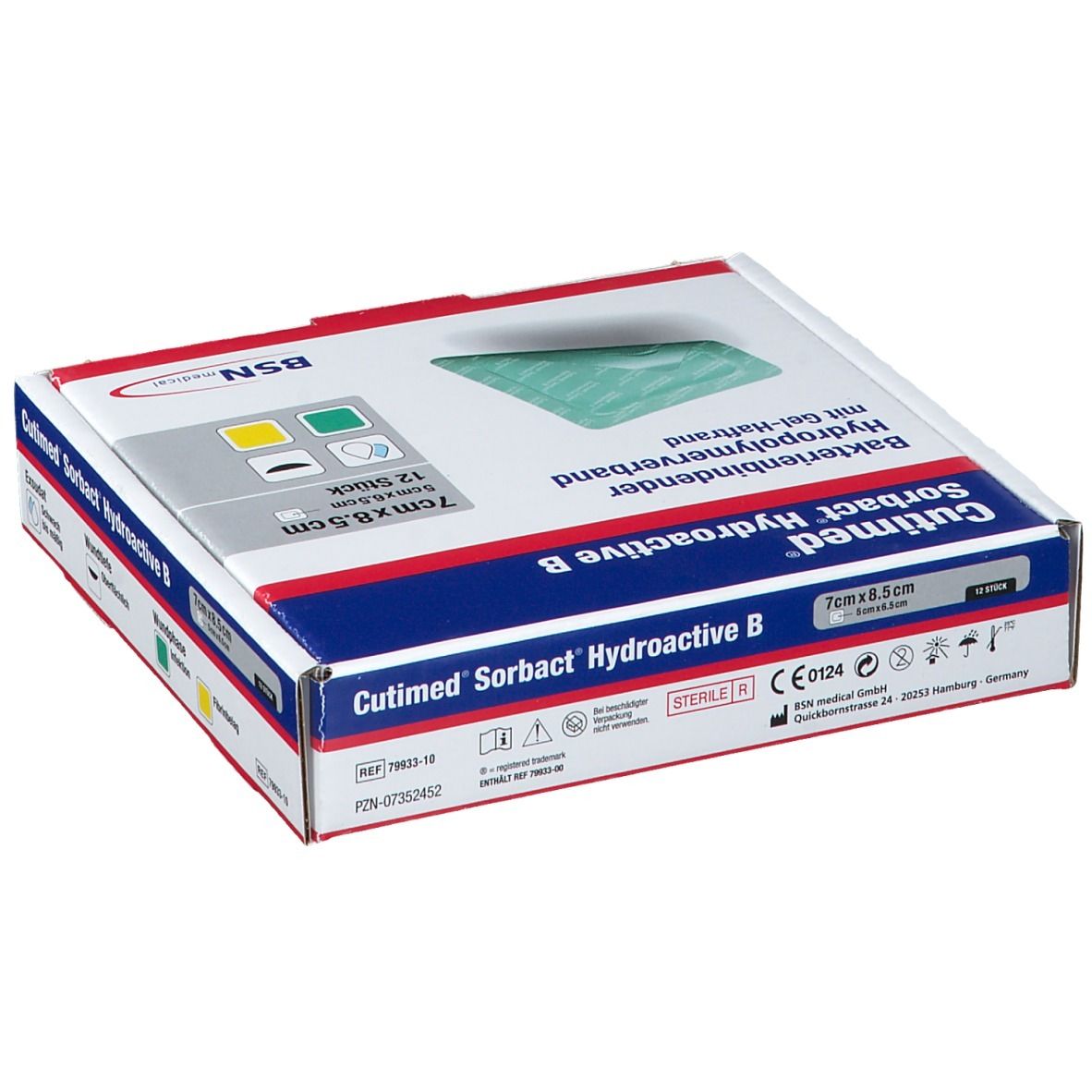Cutimed® Sorbact Hydroactive B 7 cm x 8,5 cm 12 St - Shop Apotheke