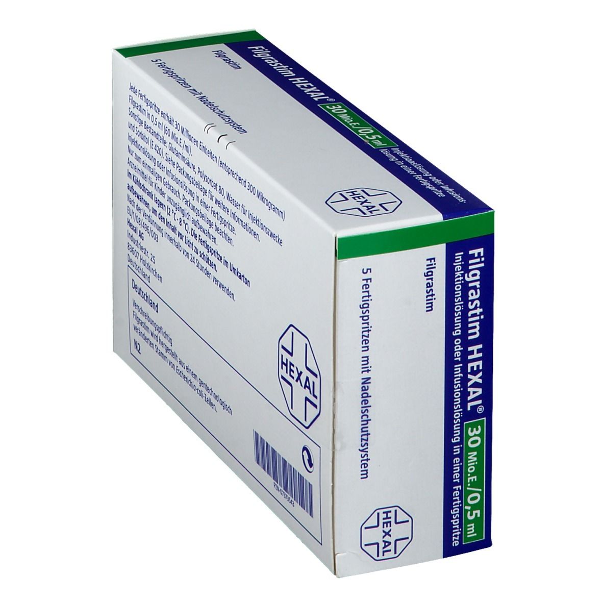 Filgrastim HEXAL® 30 Mio.E./0,5 ml 5 St - shop-apotheke.com