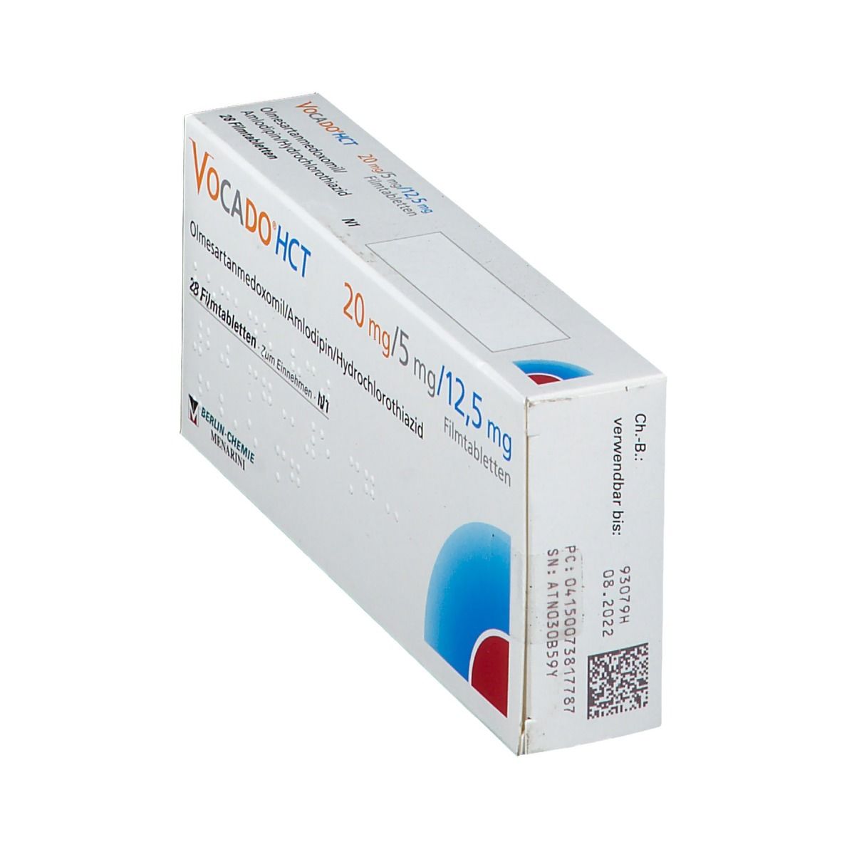 Vocado®HCT 20 mg/5 mg/12,5 mg 28 St mit dem E-Rezept kaufen - Shop Apotheke