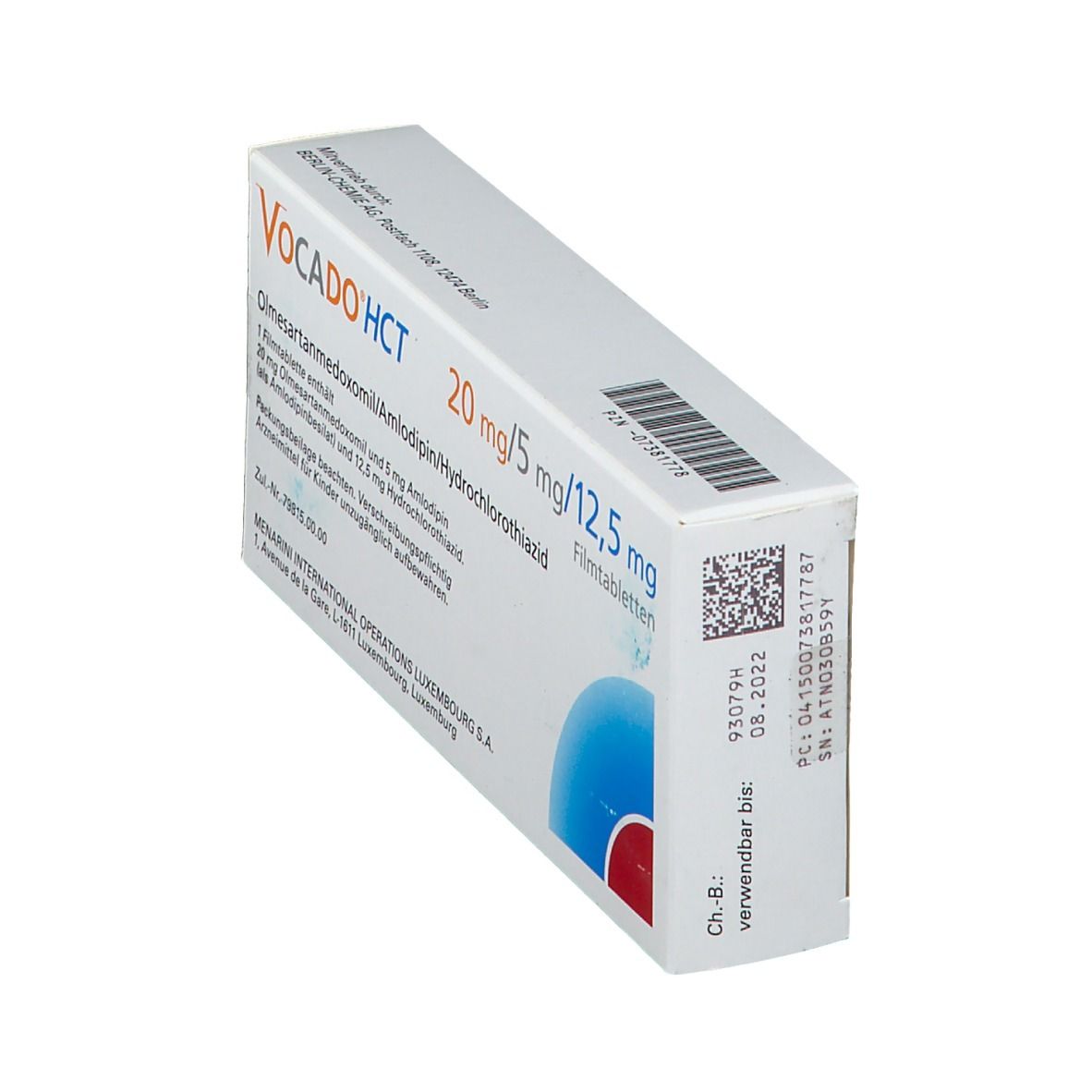 Vocado®HCT 20 mg/5 mg/12,5 mg 28 St mit dem E-Rezept kaufen - Shop Apotheke