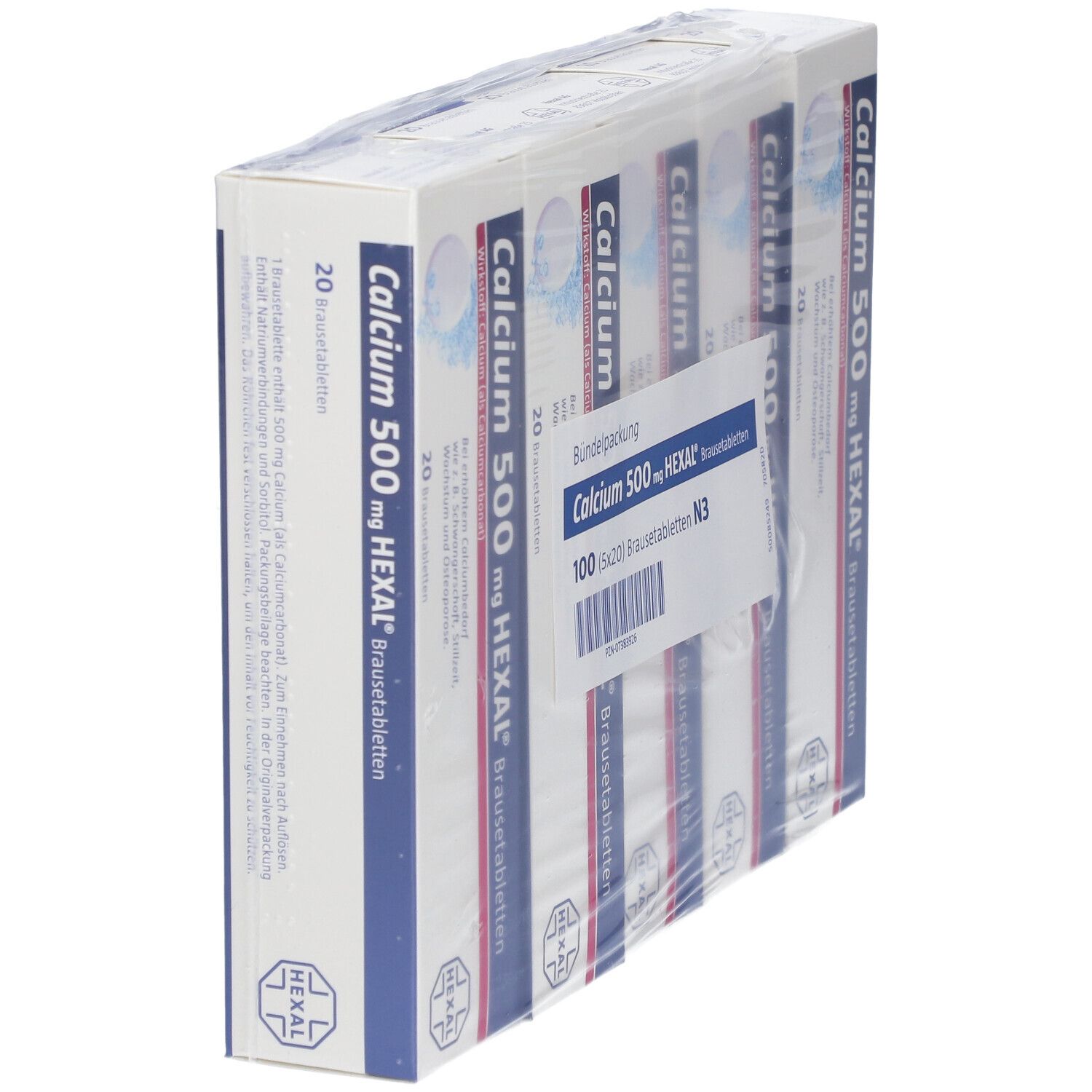 Calcium 500 mg HEXAL® 100 St - shop-apotheke.com