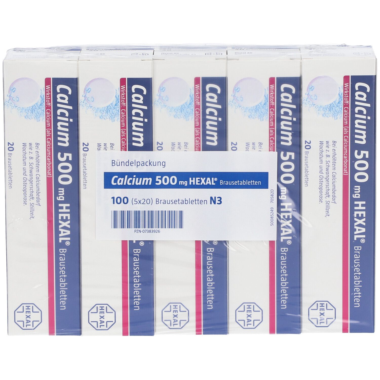 Calcium 500 mg HEXAL® 100 St - shop-apotheke.com