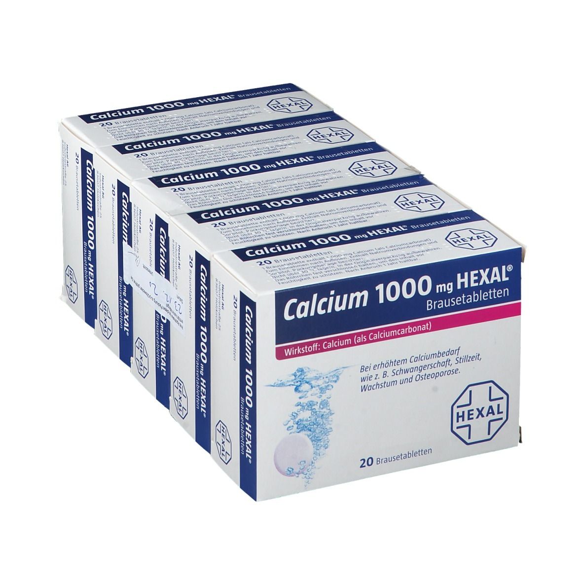 Calcium 1000 mg HEXAL® 100 St - shop-apotheke.com